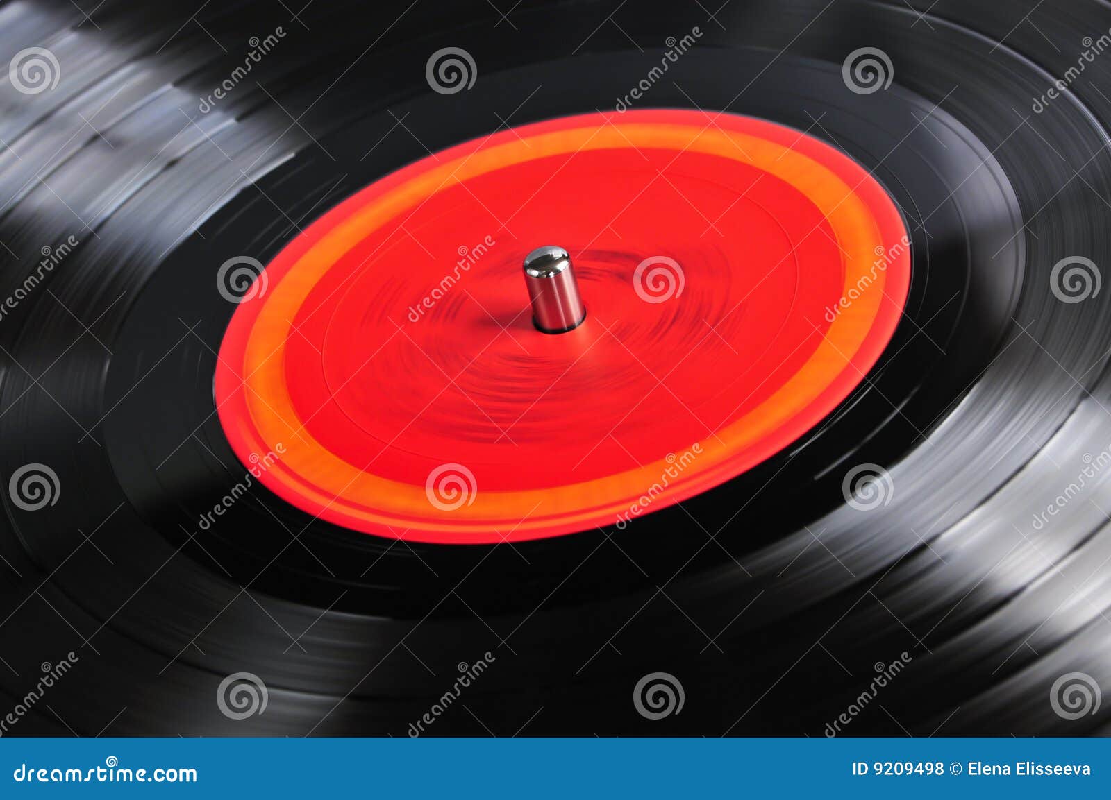 Record on turntable stock photo. Image of macro, disk - 9209498