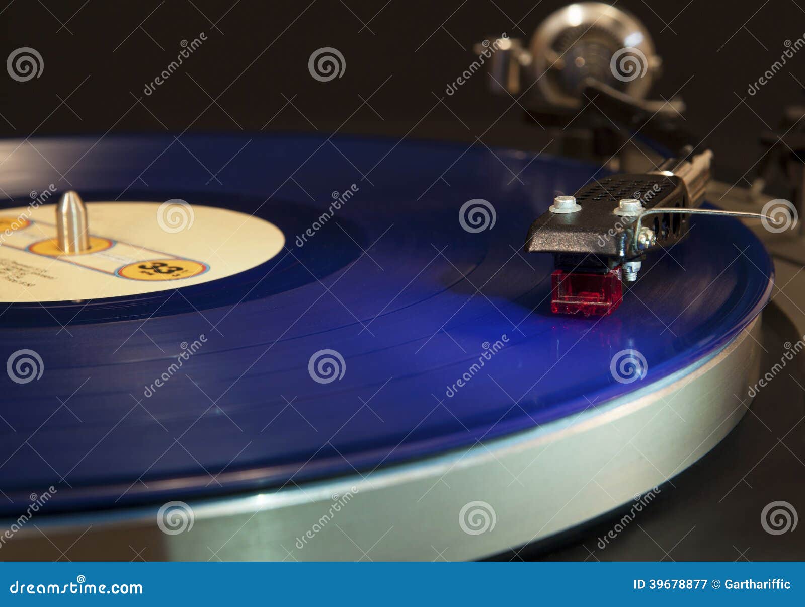 Record on turntable stock image. Image of night, disc - 39678877