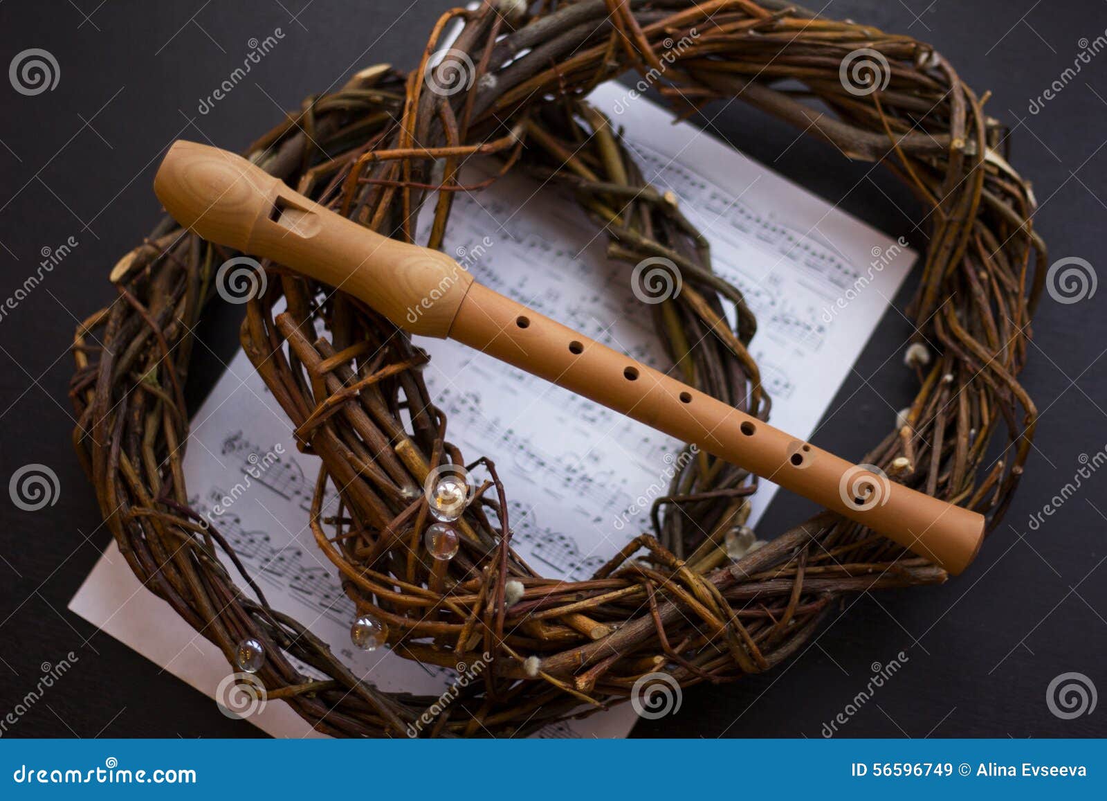 Recorder, block flute stock image. Image of music, sound - 56596749