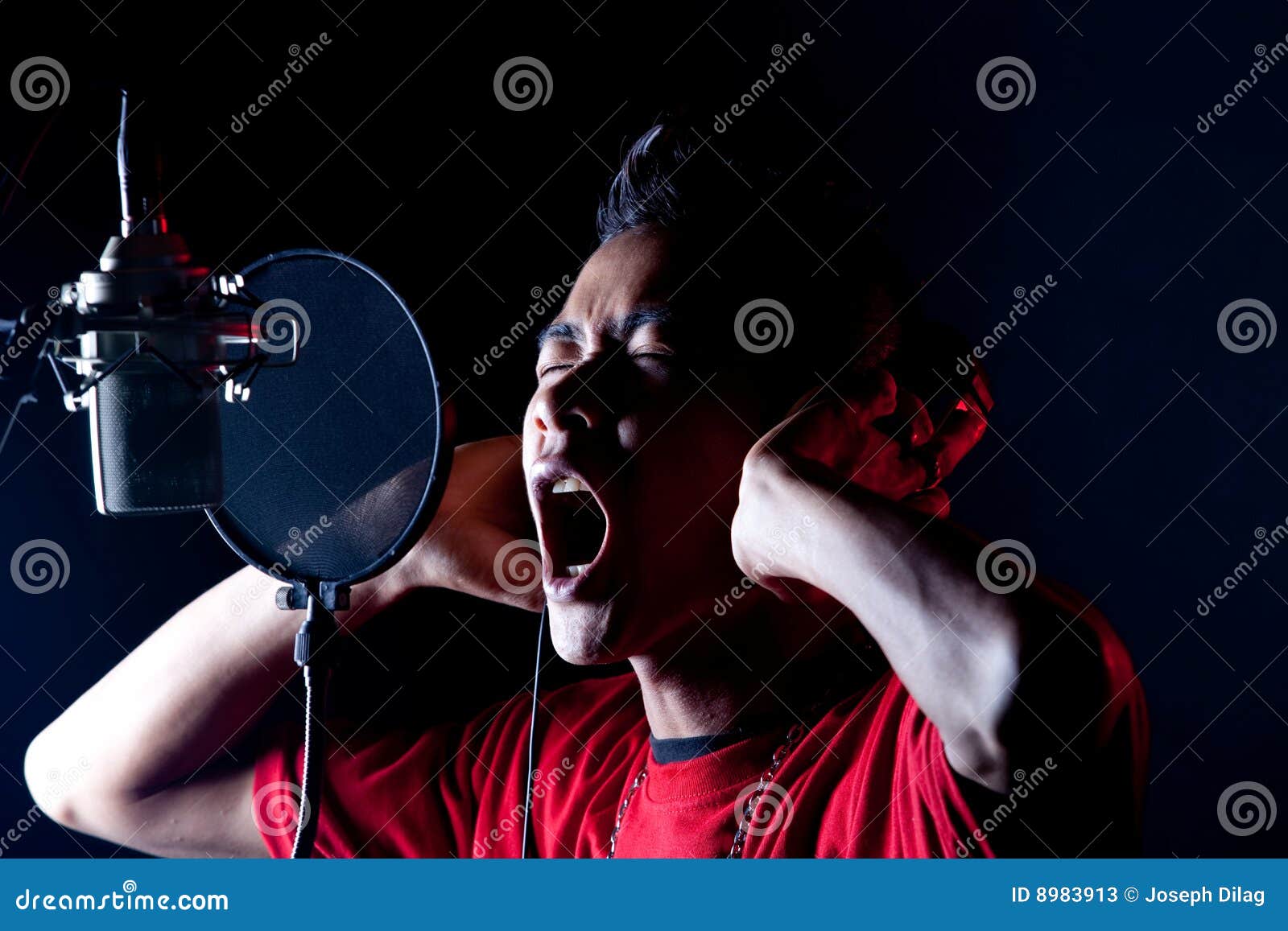 Recording stock image. Image of record, focus, singer - 8983913