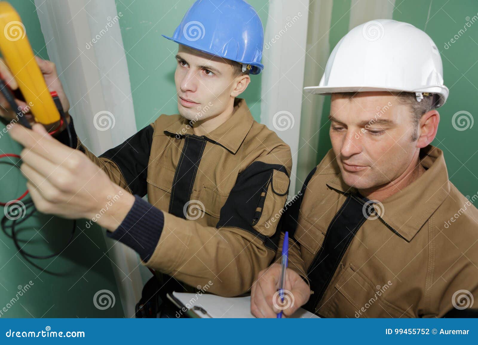Recording Electrical Status Building Stock Photo - Image of electricity ...