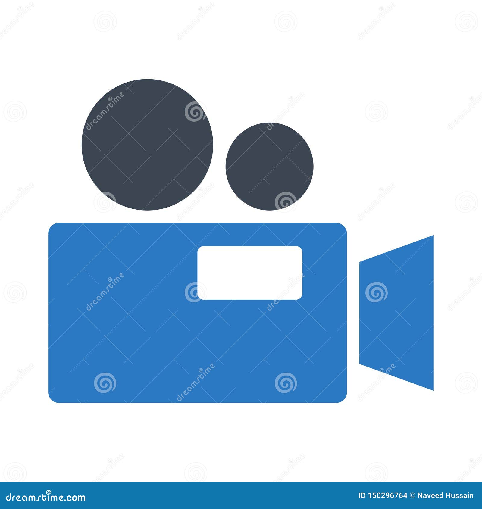 Recording Glyph Color Vector Icon Stock Vector - Illustration of modern ...