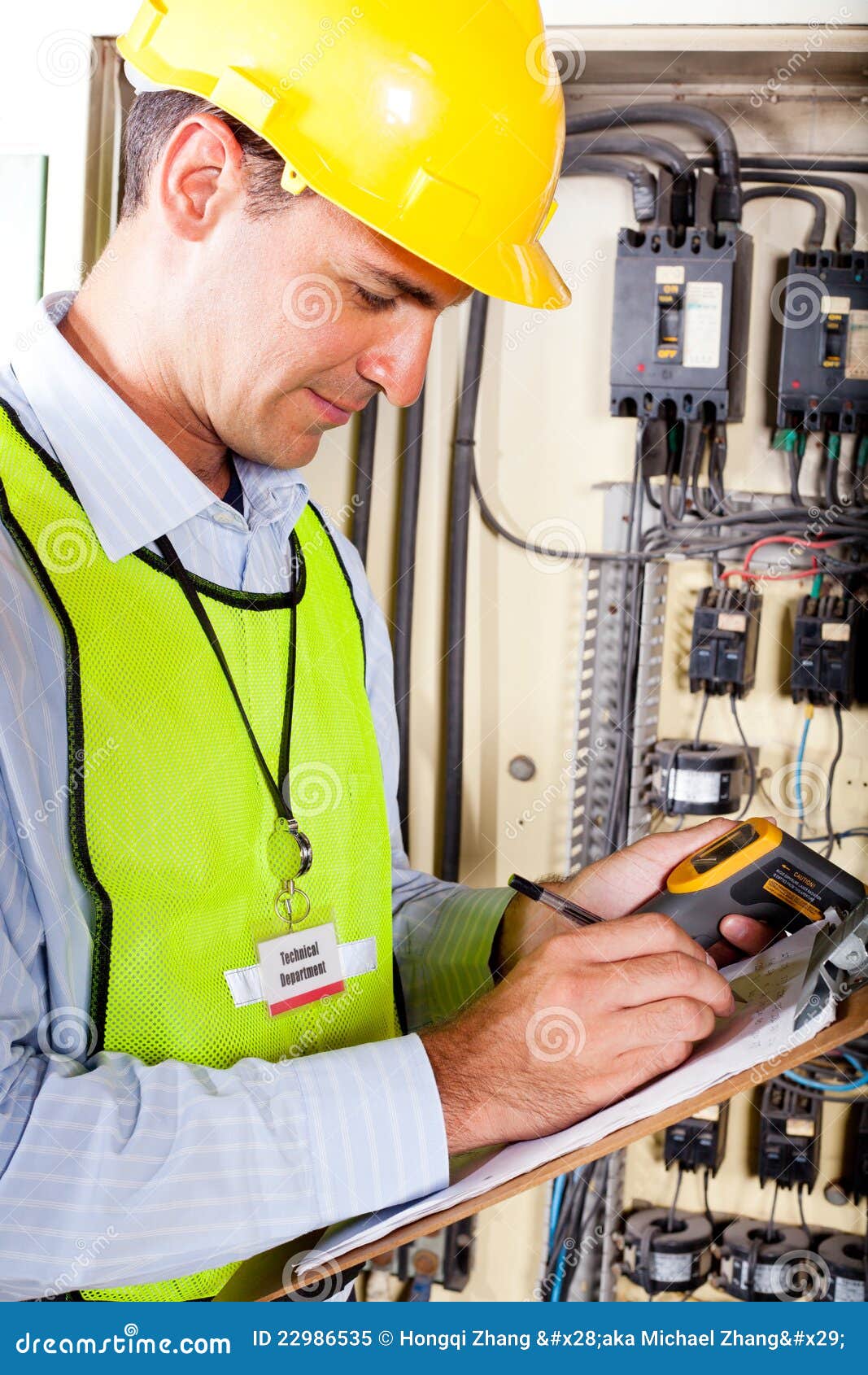 Recording Machine Temperature Stock Image - Image of helmet, inside ...