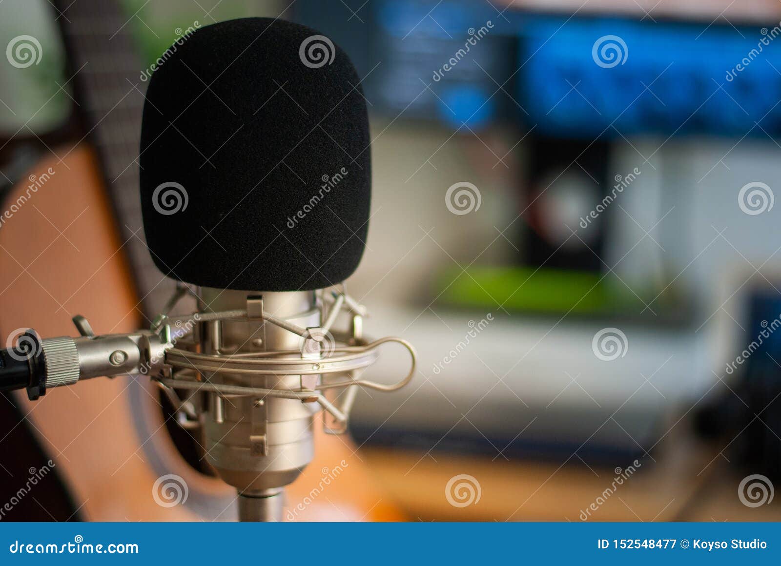 Recording Room Singing Concept Stock Image - Image of audio, concept ...