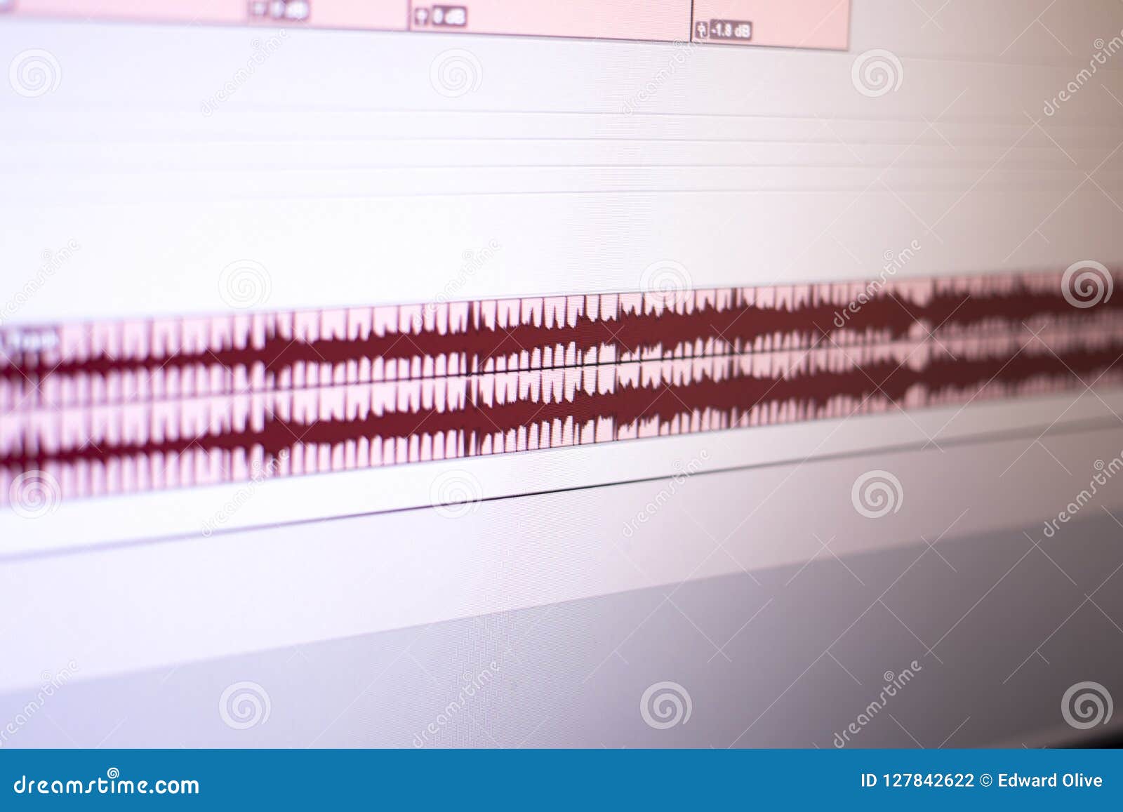Recording Studio Mixing Screen Stock Photo - Image of radio, mixing ...
