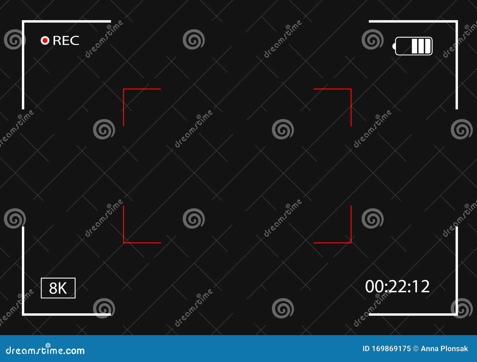 Recording Video. Camera View. Focusing Screen. Vector Stock Vector ... Recording Video. Camera View. Focusing Screen. Vector Stock Vector ...