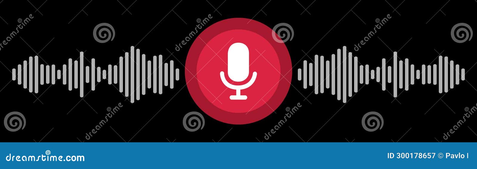 Recording Voice Message Sign, Virtual Voice Assistant, AI Voice ...