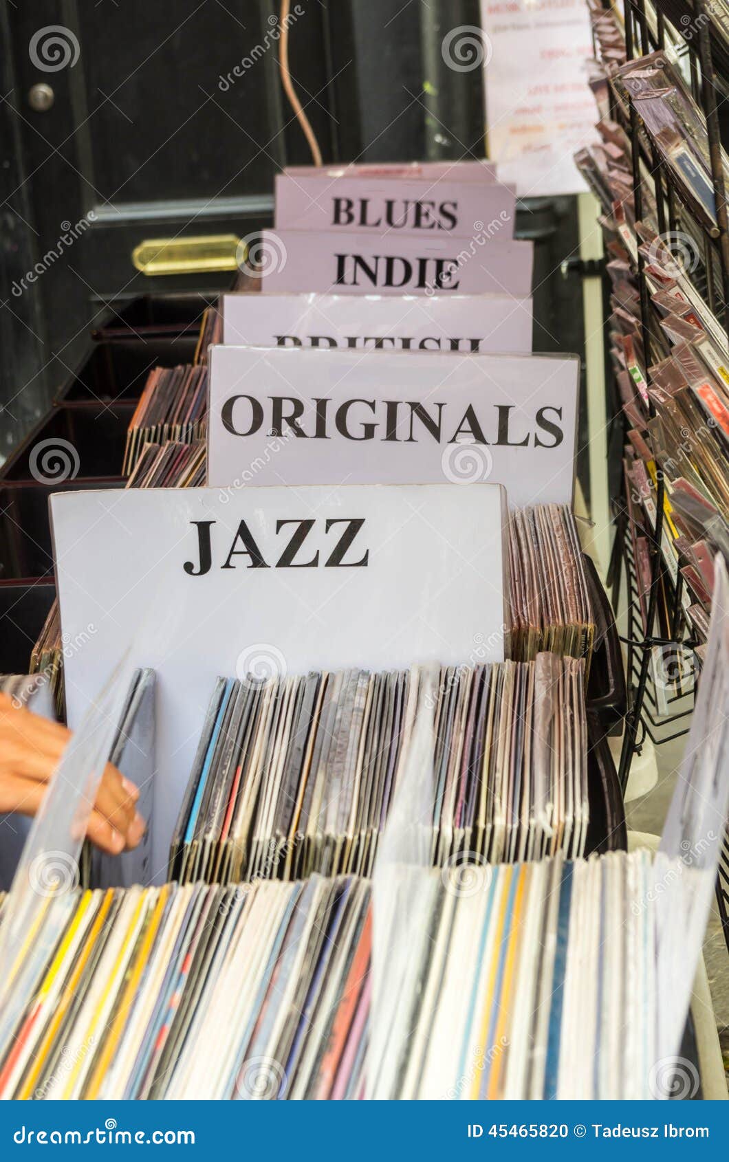 Records stock photo. Image of previous, classic, media - 45465820