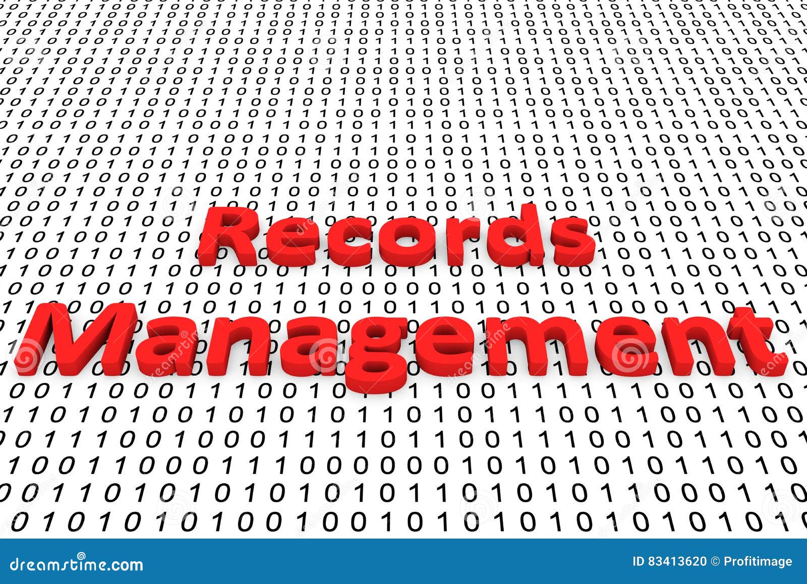 Records management stock illustration. Illustration of documents - 83413620