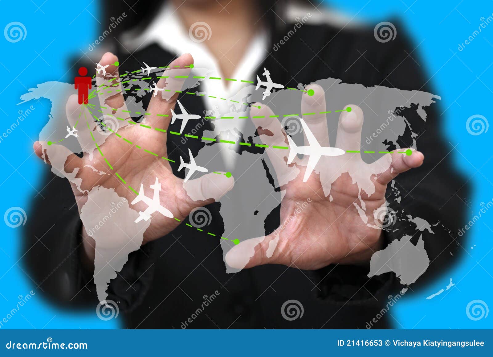 Recorrido De Asunto De Mundo Stock de ilustración - Ilustración de ...