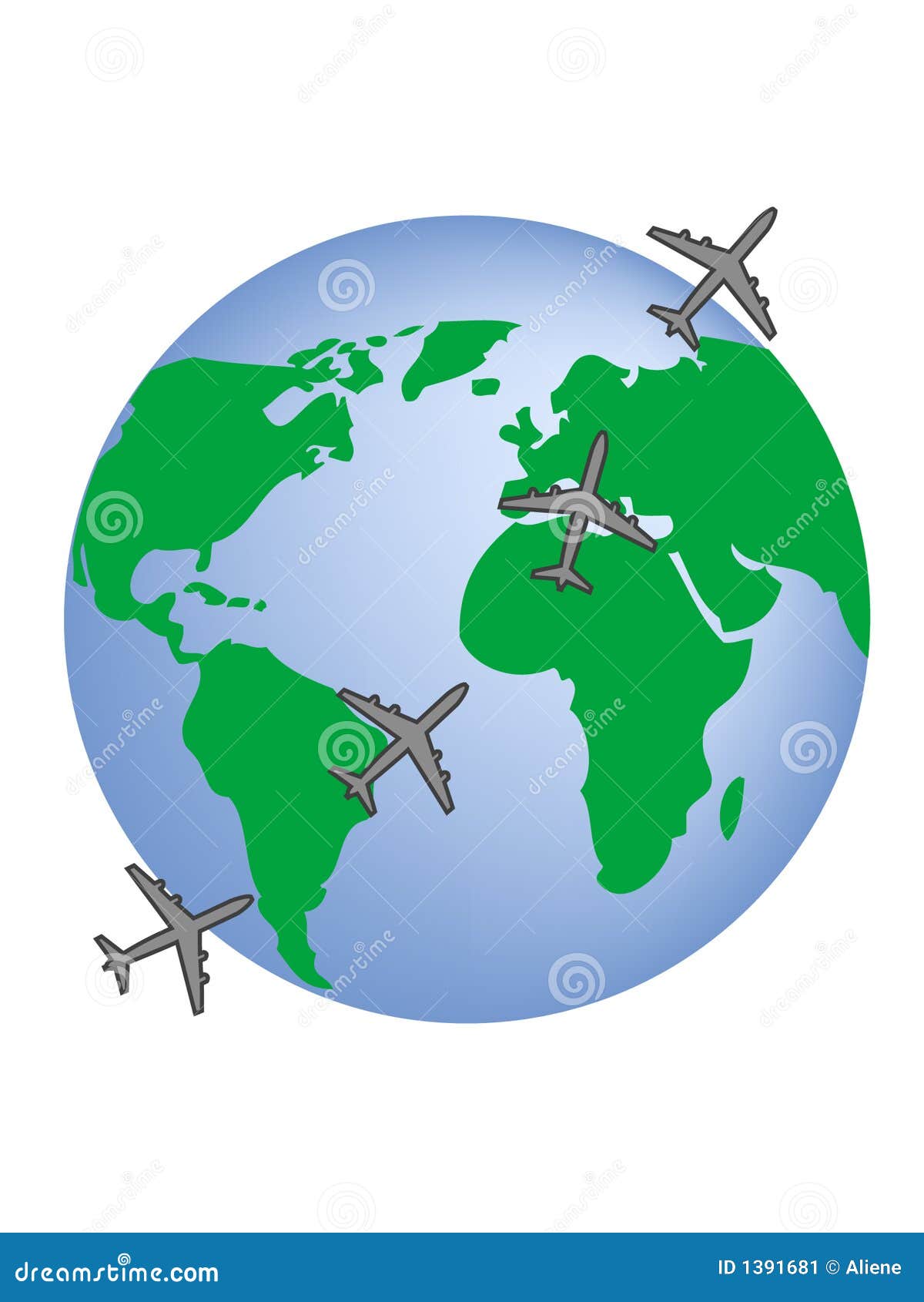 Recorrido del mundo ilustración del vector. Ilustración de vacaciones ...