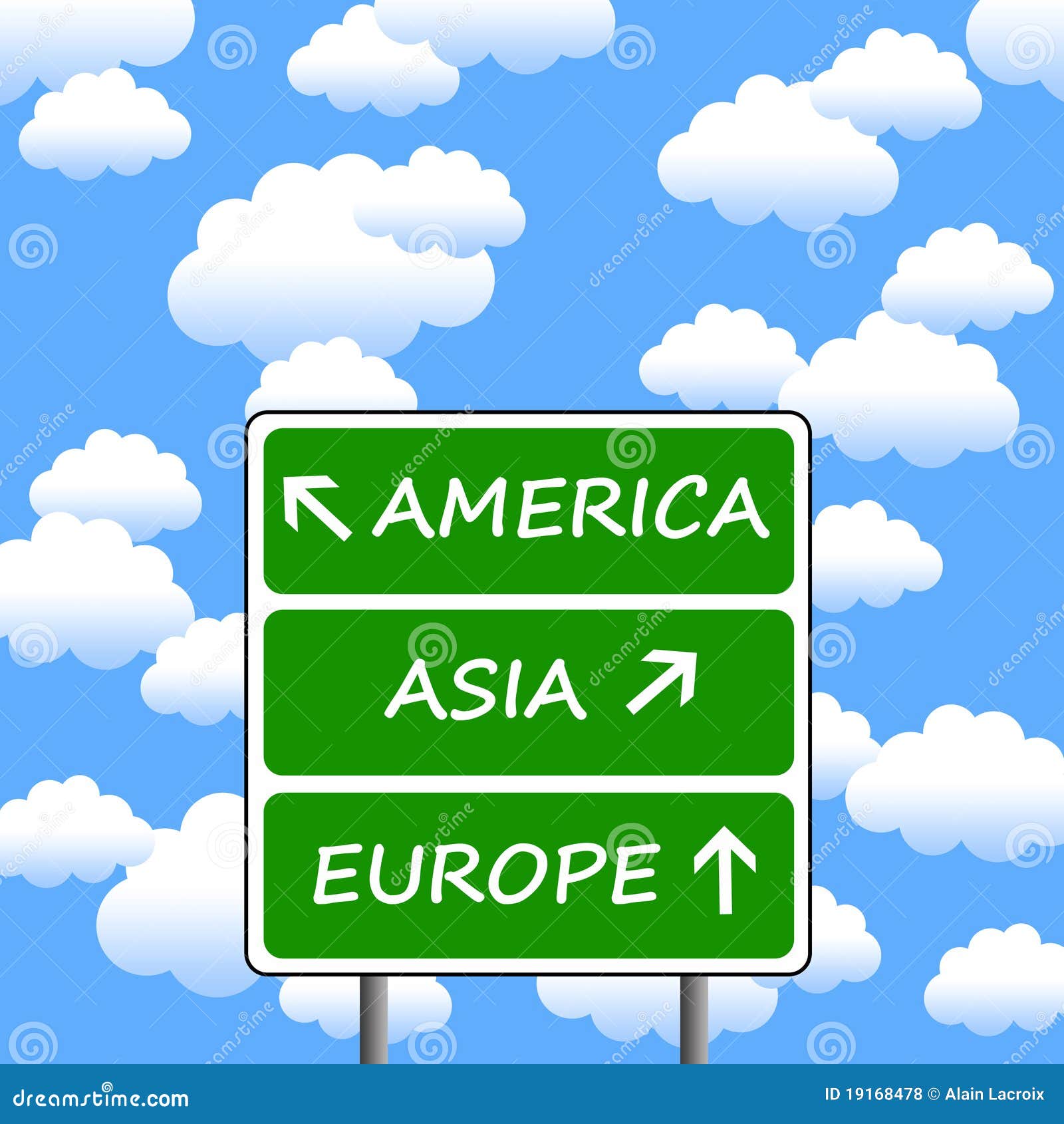 Recorrido del mundo stock de ilustración. Ilustración de globo - 19168478