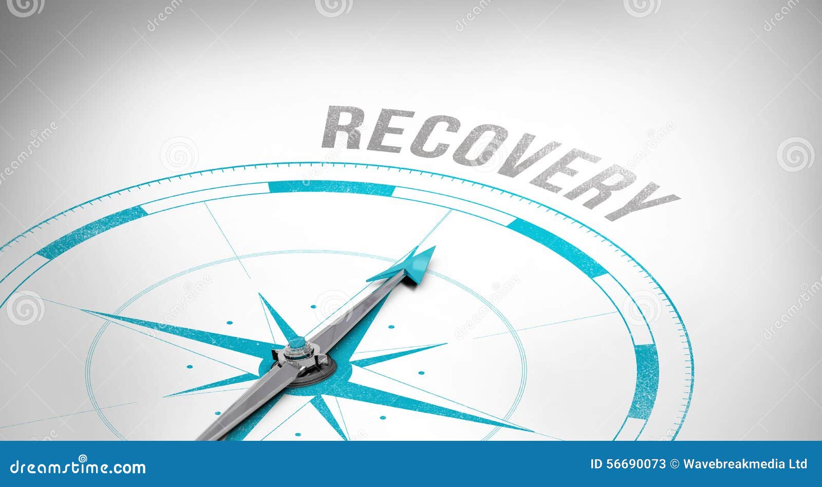 Recovery against compass stock illustration. Illustration of adventure ...