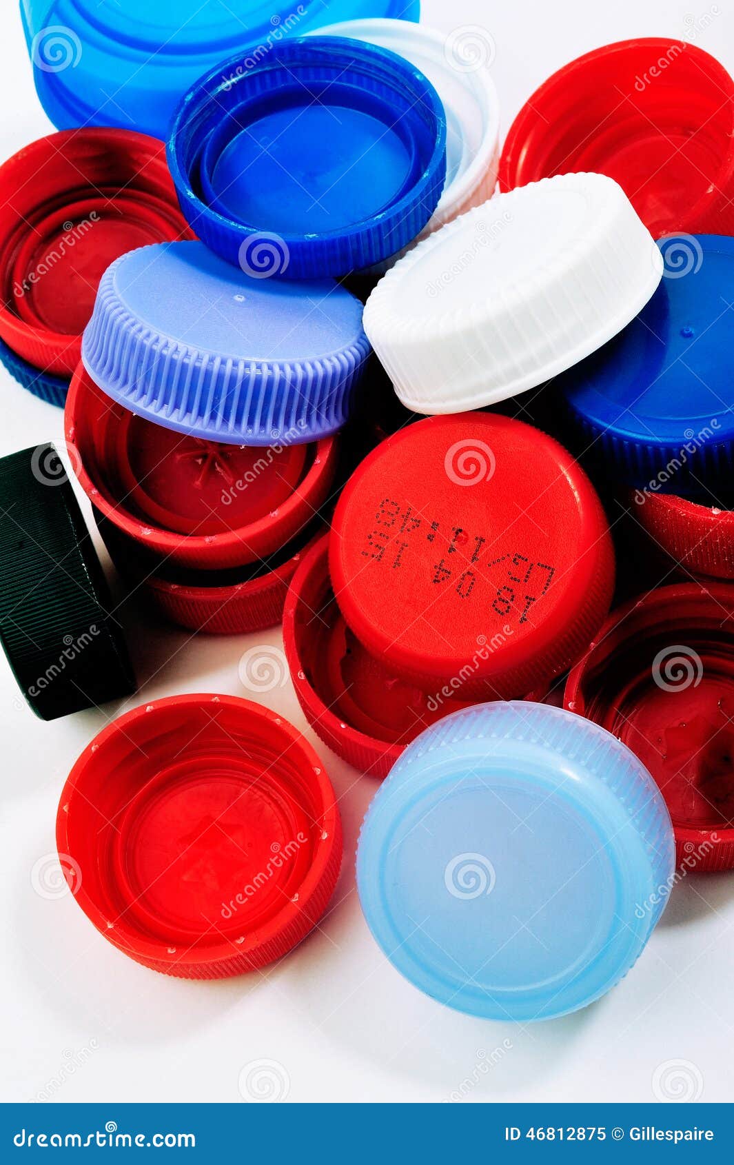 Recovery caps of plastic stock image. Image of color - 46812875