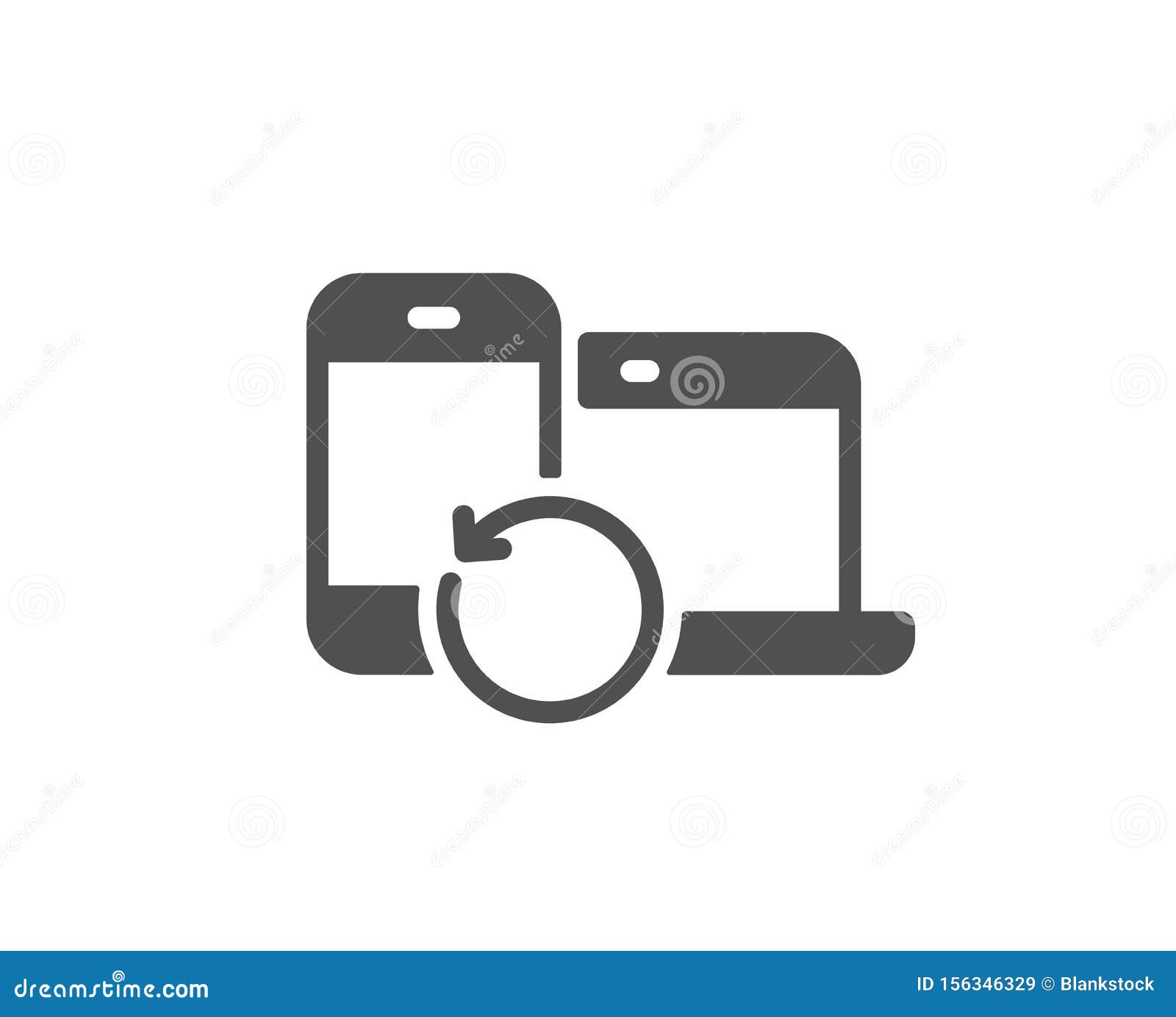 Recovery Devices Icon. Backup Data Sign. Restore Information. Vector ...
