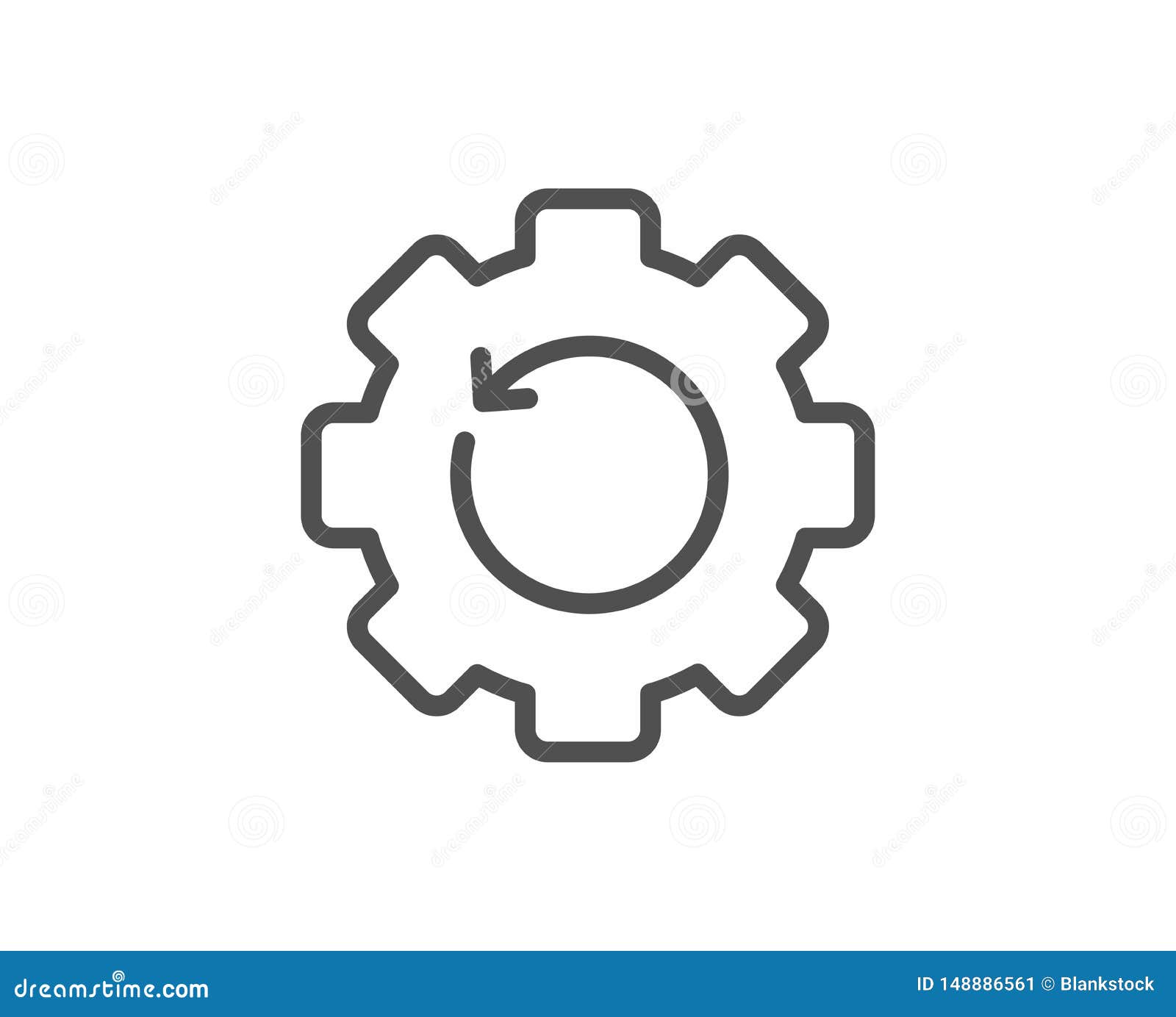 Recovery Gear Line Icon. Backup Data Sign. Restore Information. Vector ... Recovery Gear Line Icon. Backup Data Sign. Restore Information. Vector ...