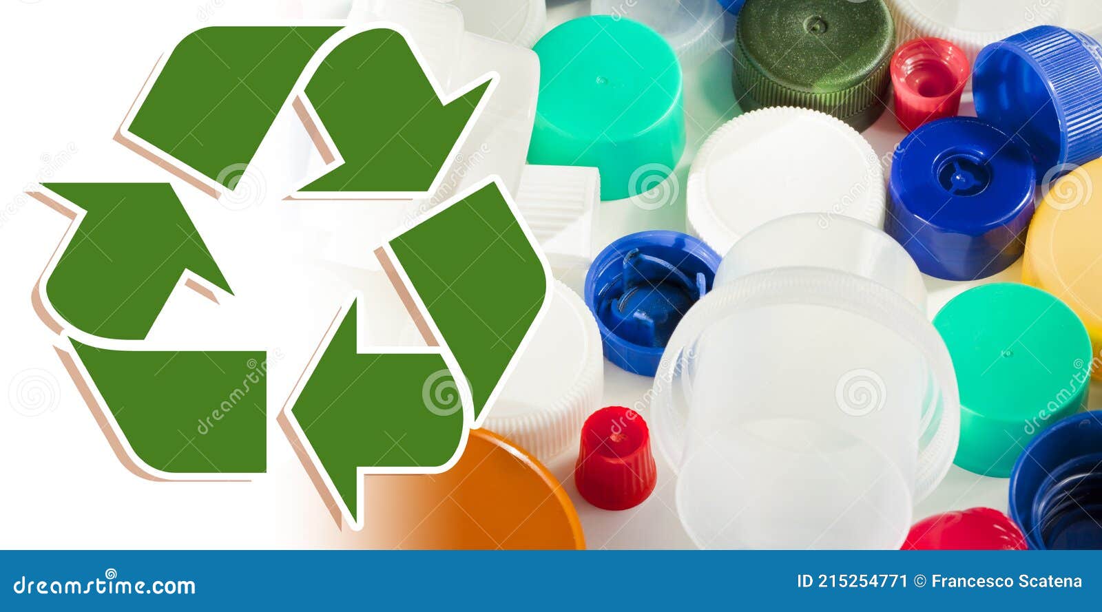 Recovery and Recycling of Plastic Material - Concept Image Stock Image ...