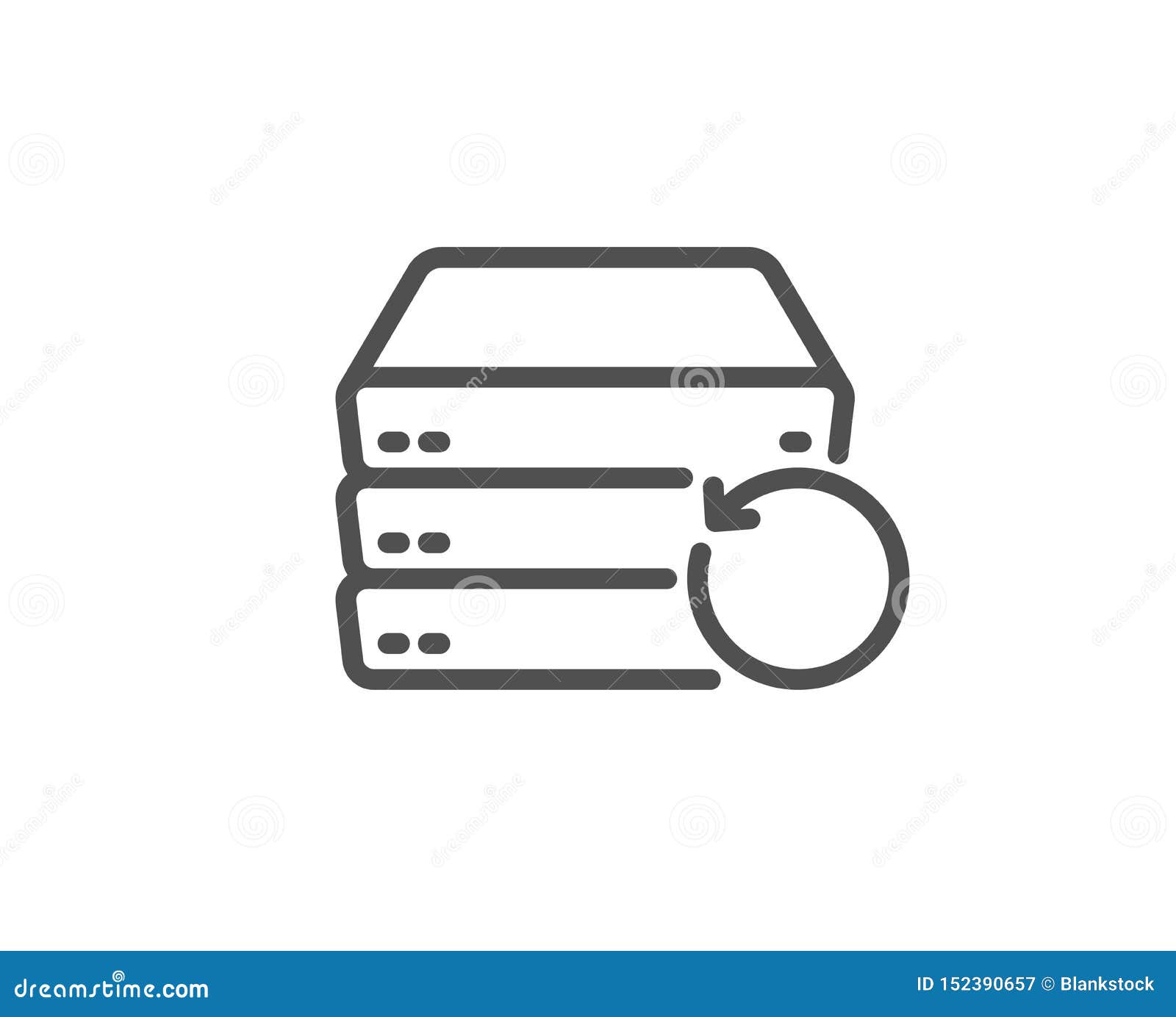 Recovery Server Line Icon. Backup Data Sign. Restore Information ... Recovery Server Line Icon. Backup Data Sign. Restore Information ...