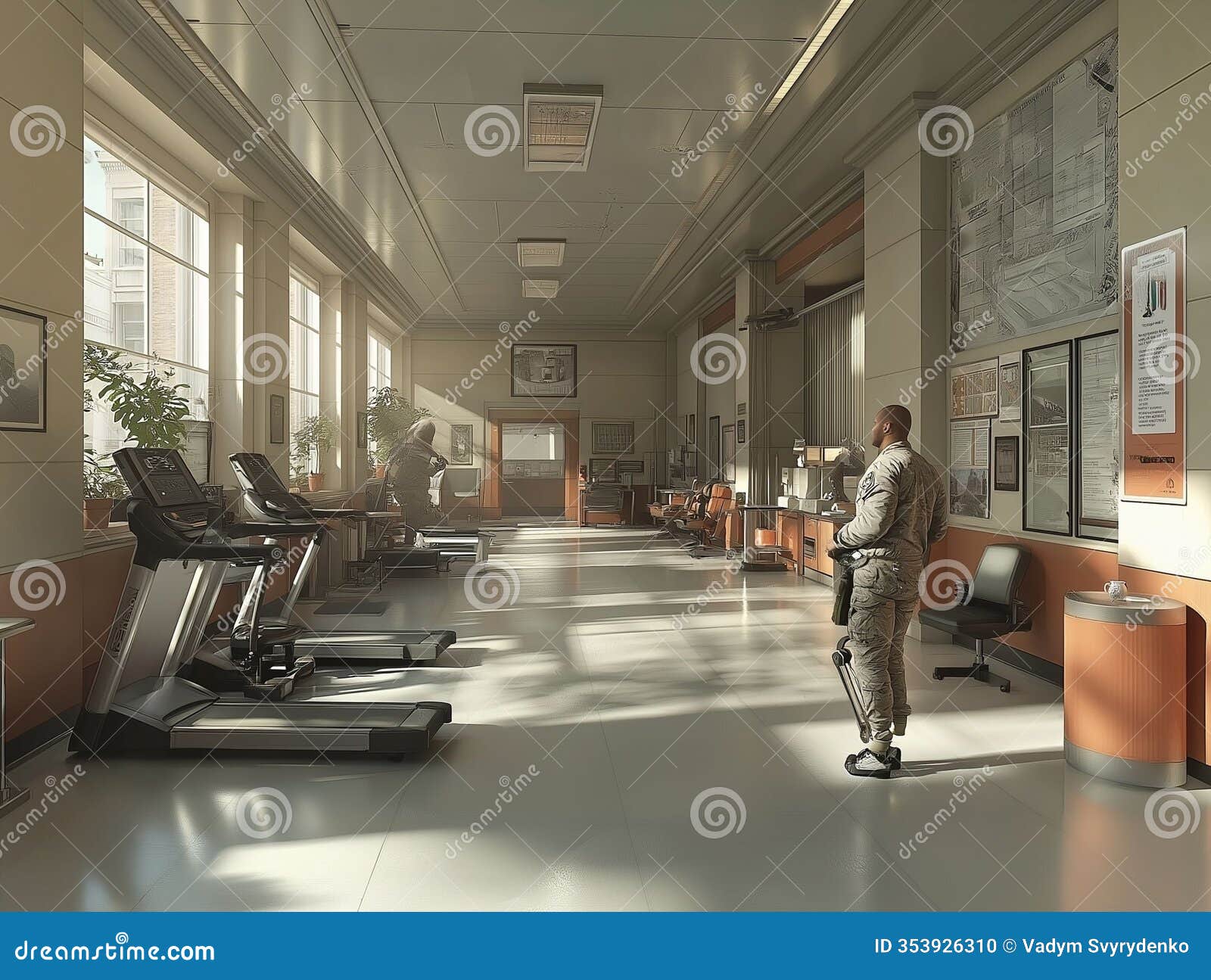 Recovery and Strength Training in a Military Hospital Stock ...