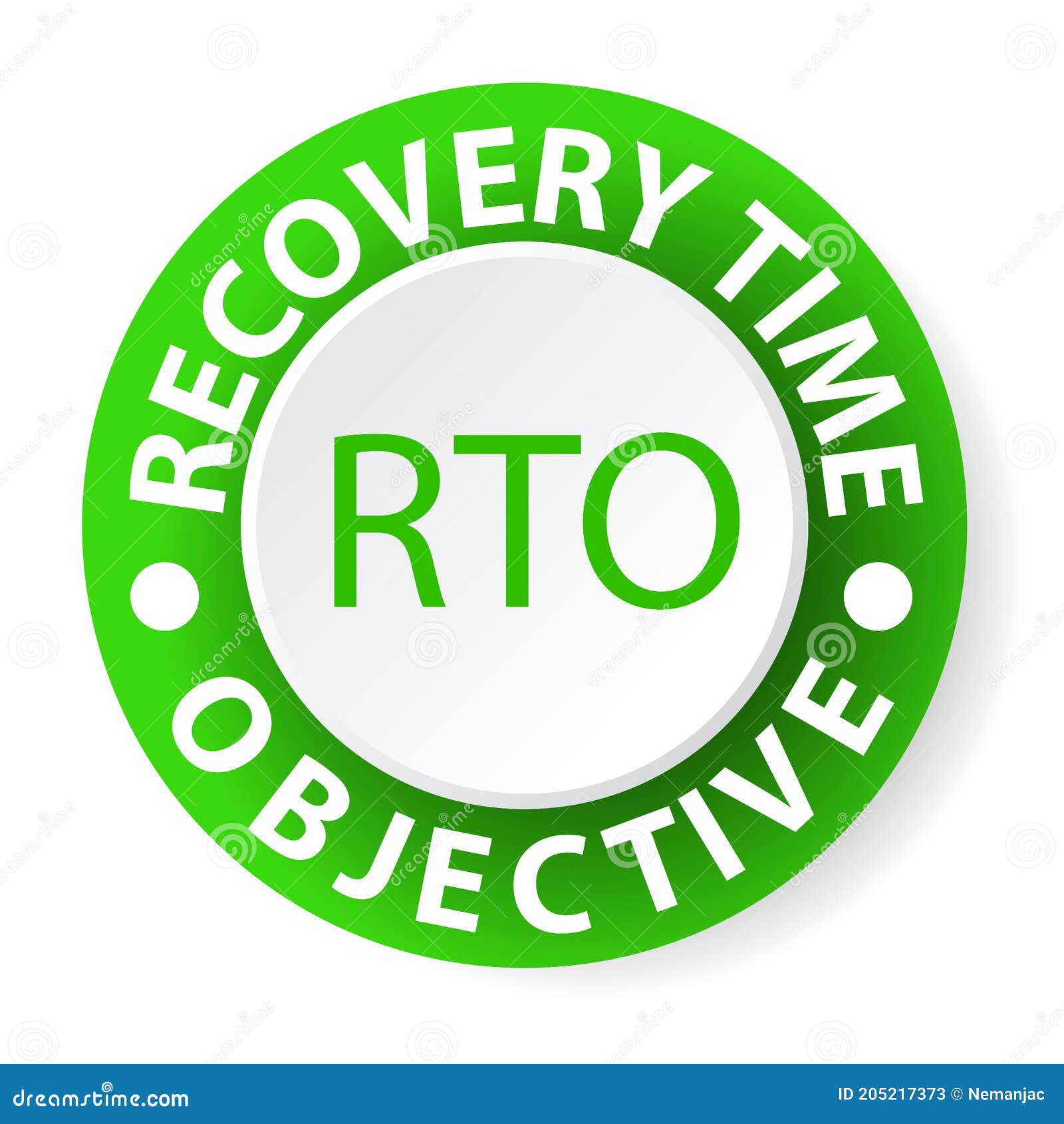 Recovery Time Objective Button Stock Vector - Illustration of ... Recovery Time Objective Button Stock Vector - Illustration of ...