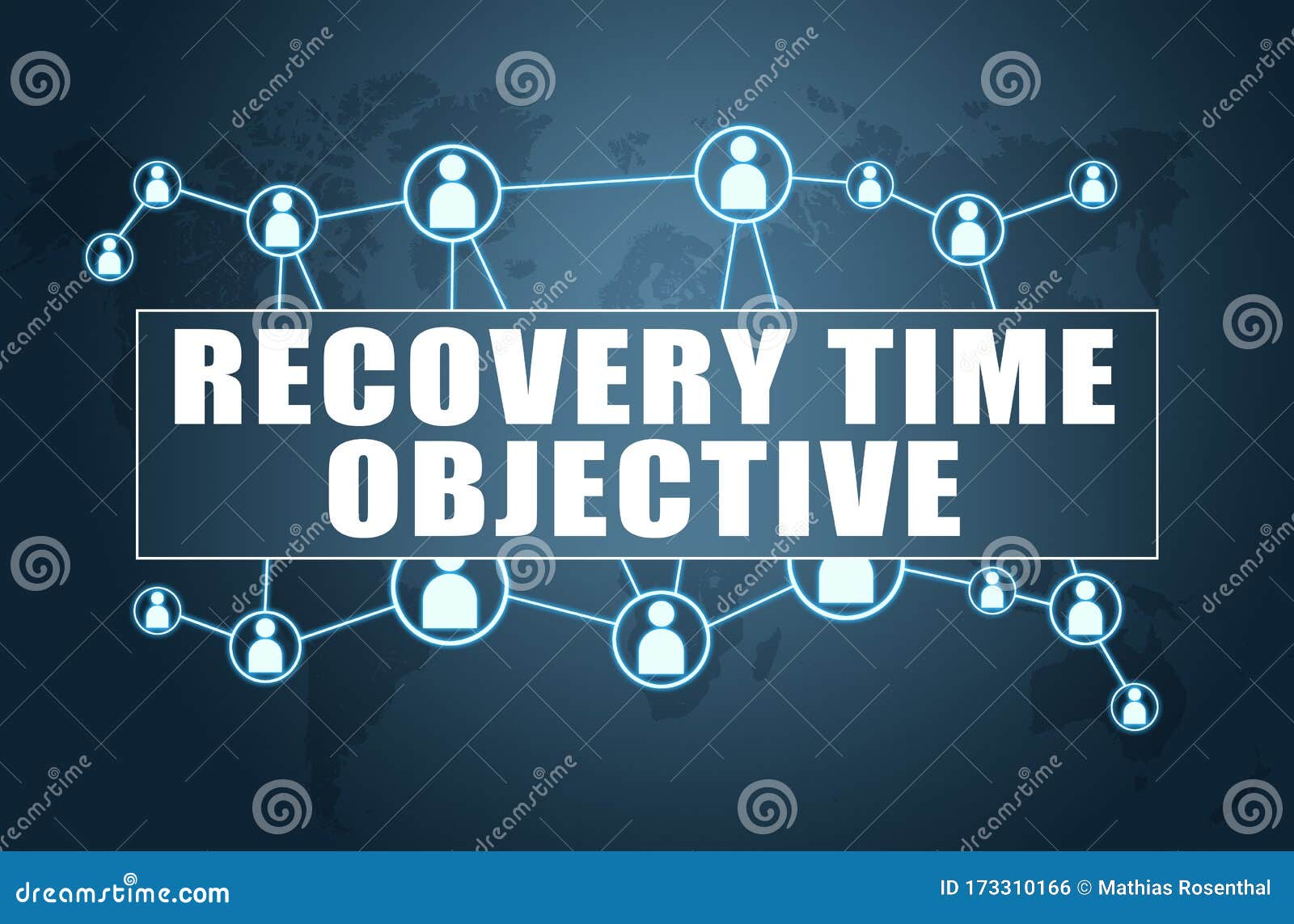 Recovery Time Objective stock illustration. Illustration of disruption ...