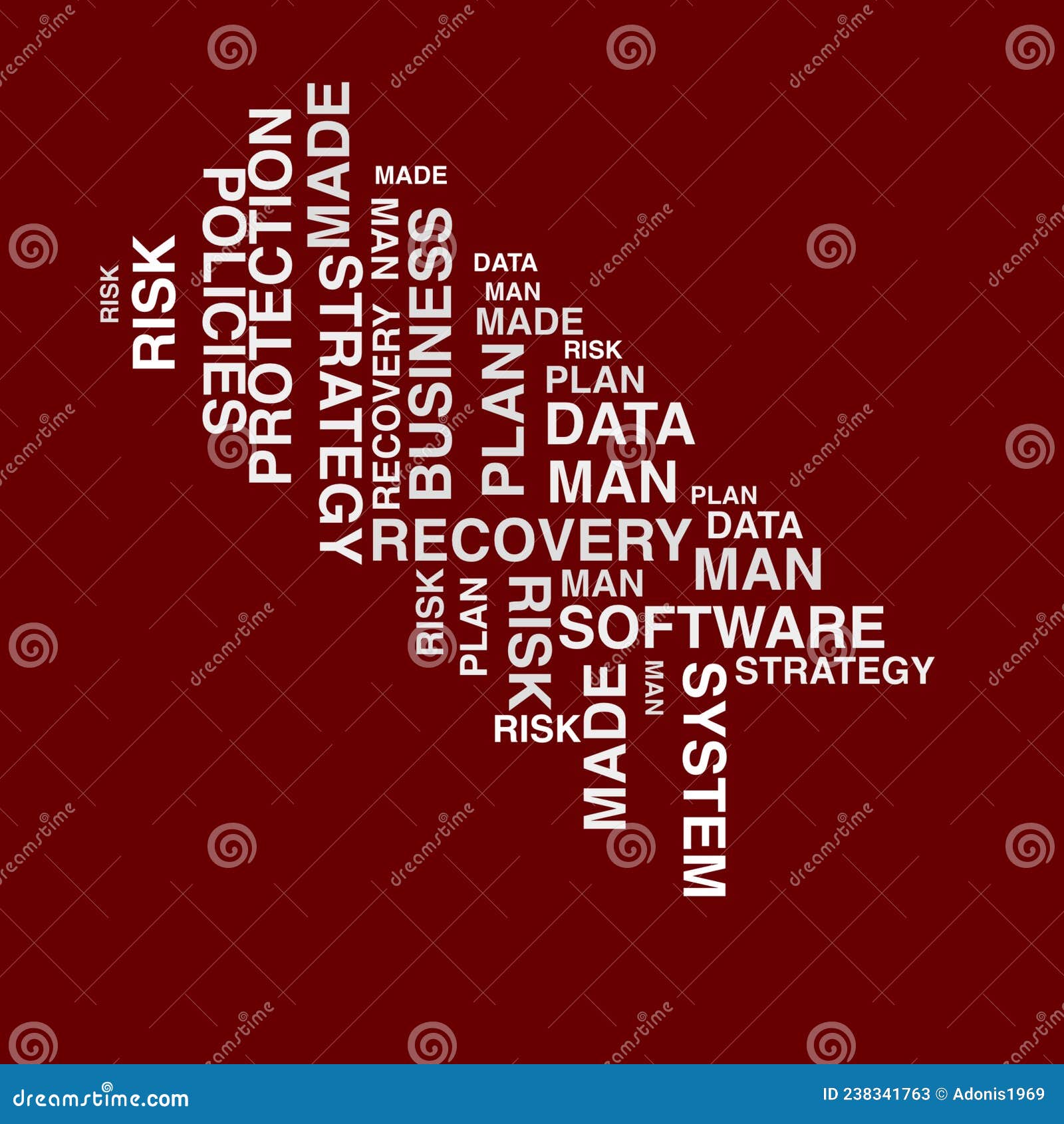 Recovery Word Cloud on White Stock Illustration - Illustration of ...