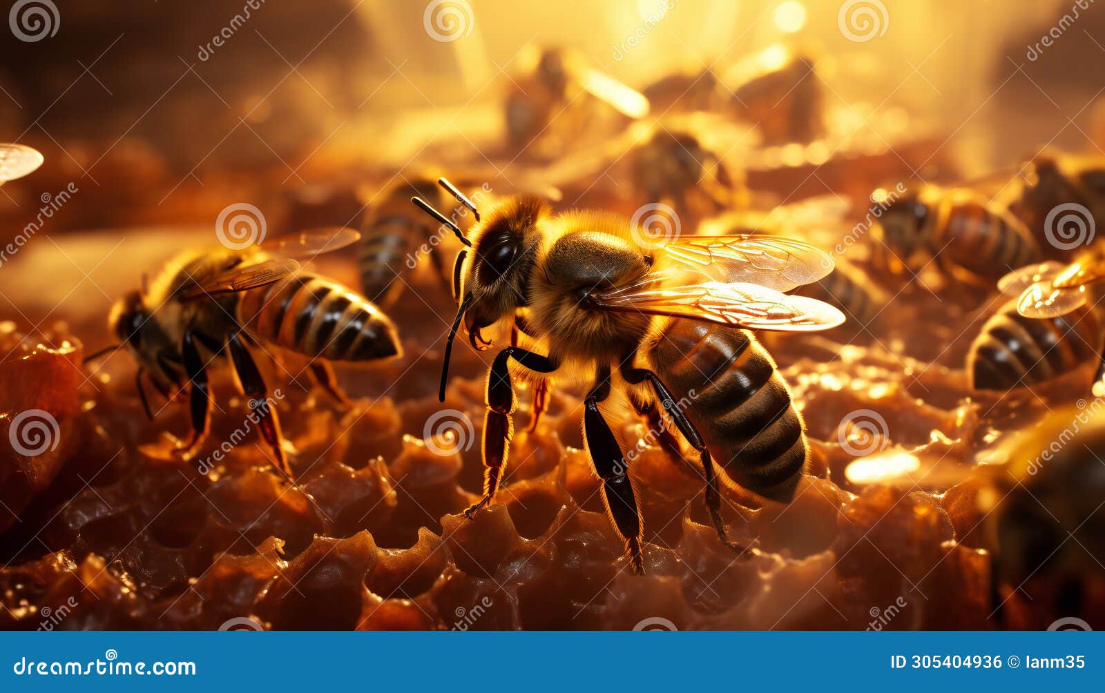 Recreation Of Bees In Mud Royalty-Free Stock Image | CartoonDealer.com ...