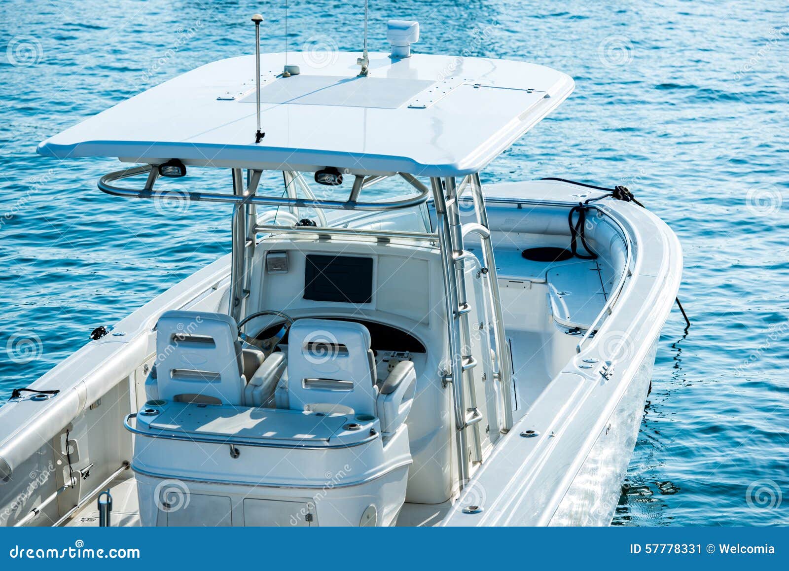 Recreational Fishing Boat stock image. Image of ocean - 57778331