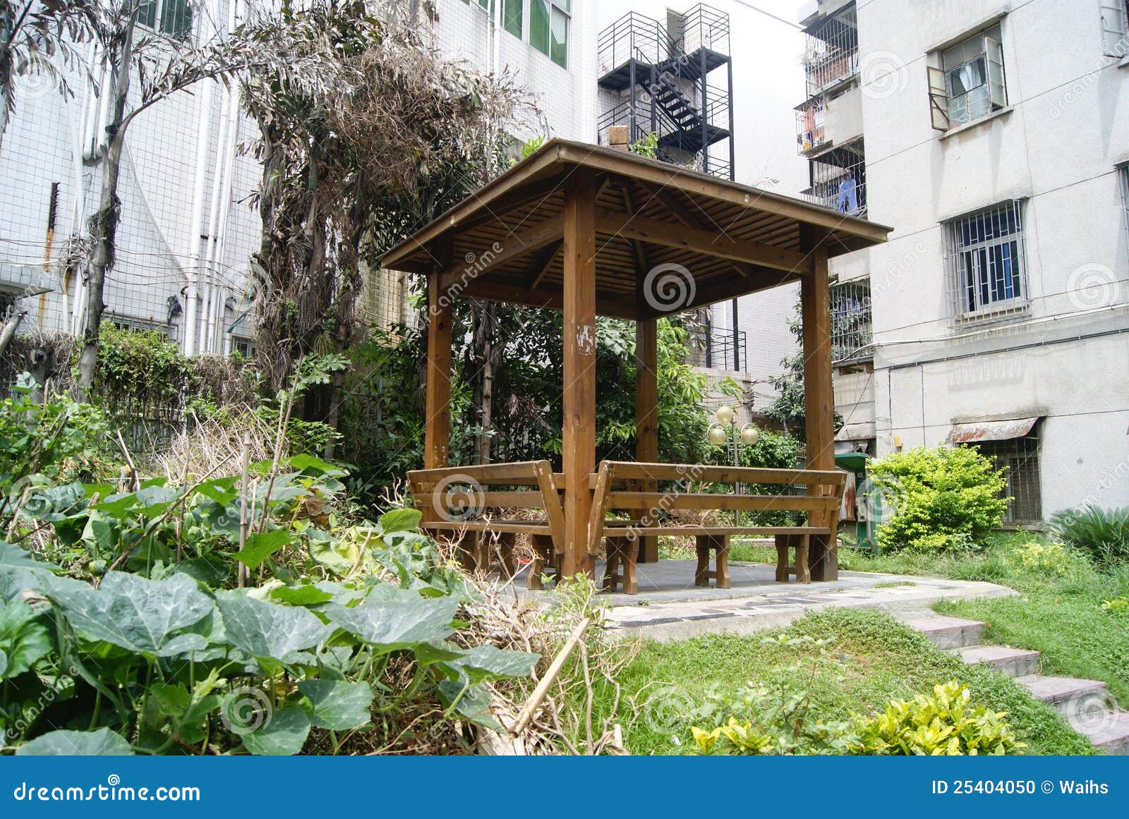 Recreational pavilion stock photo. Image of quarters - 25404050