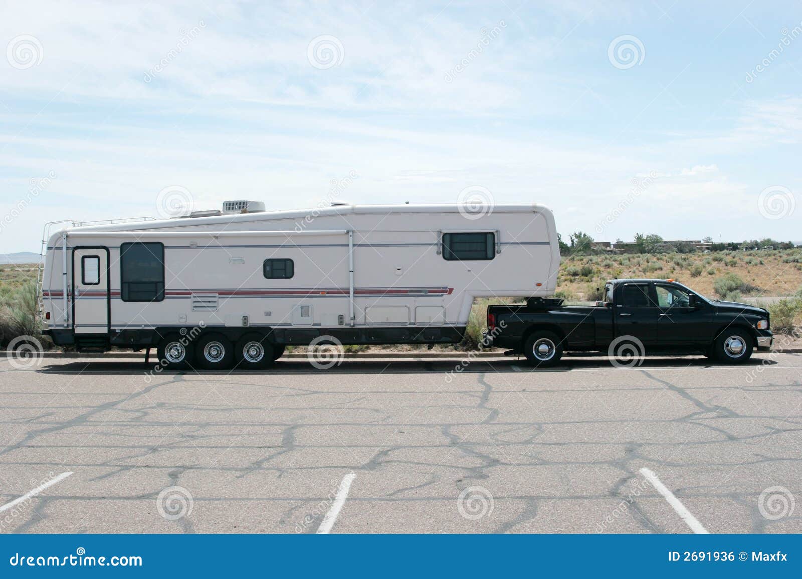 Recreational vehicle stock photo. Image of camping, pull - 2691936