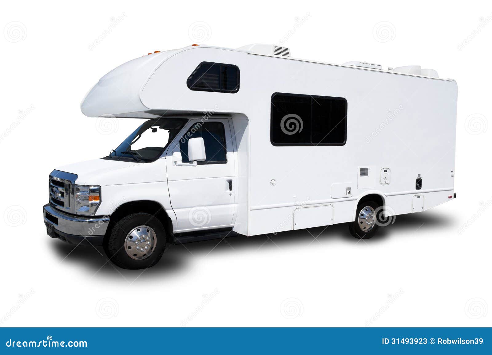 Recreational Vehicle stock image. Image of campsite, long - 31493923