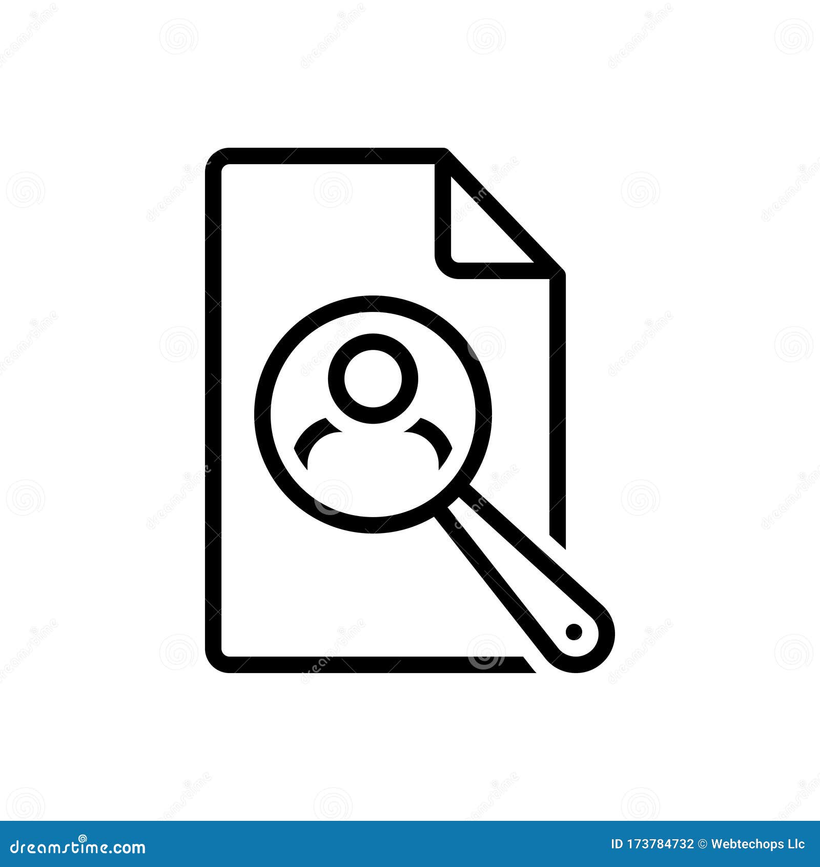 Black Line Icon for Recruit, Enlist and Newcomer Stock Vector ...