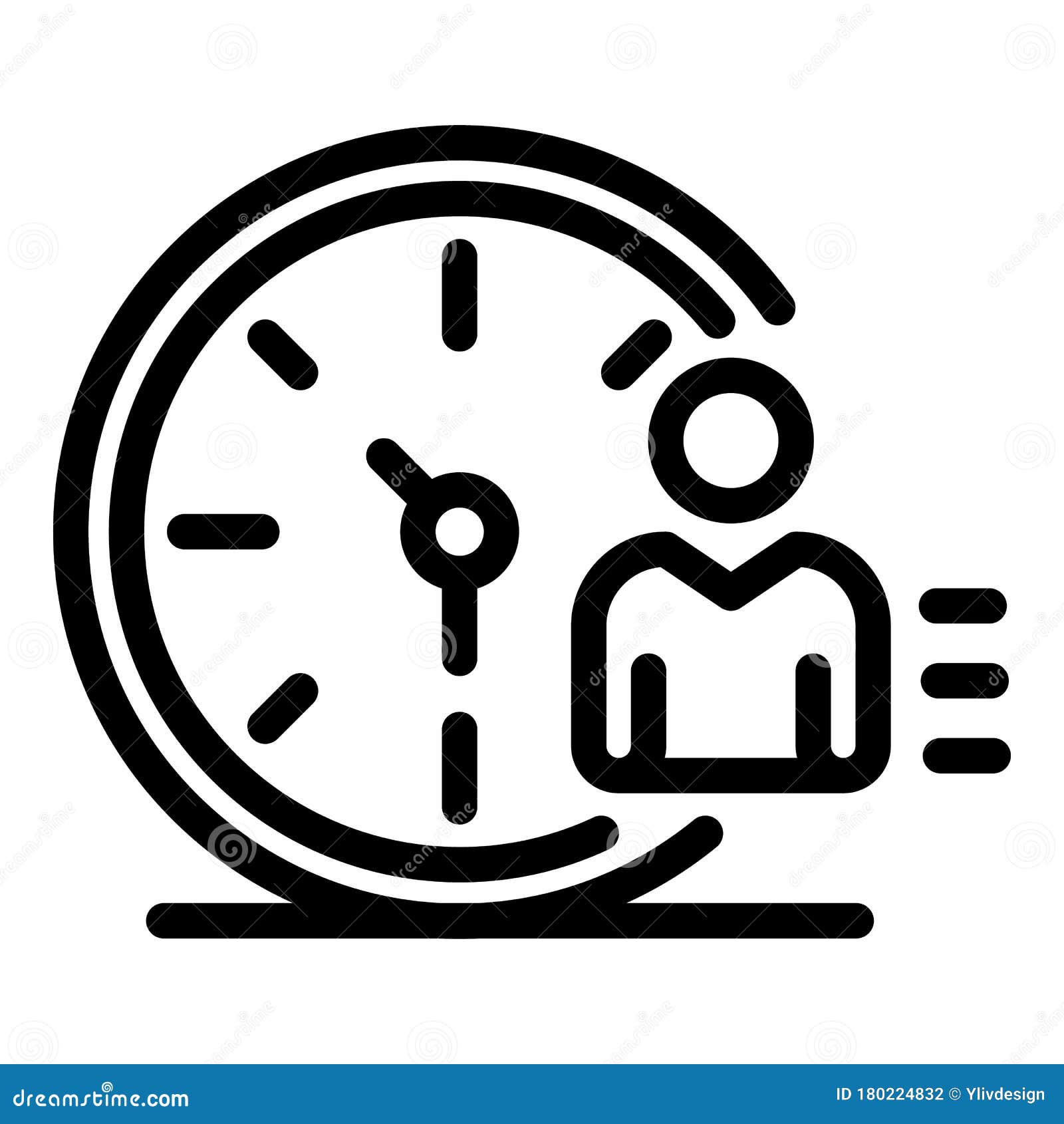 Time To Work. Time Is Running Out.Clock,Stopwatch Soaring Up. Vector ...