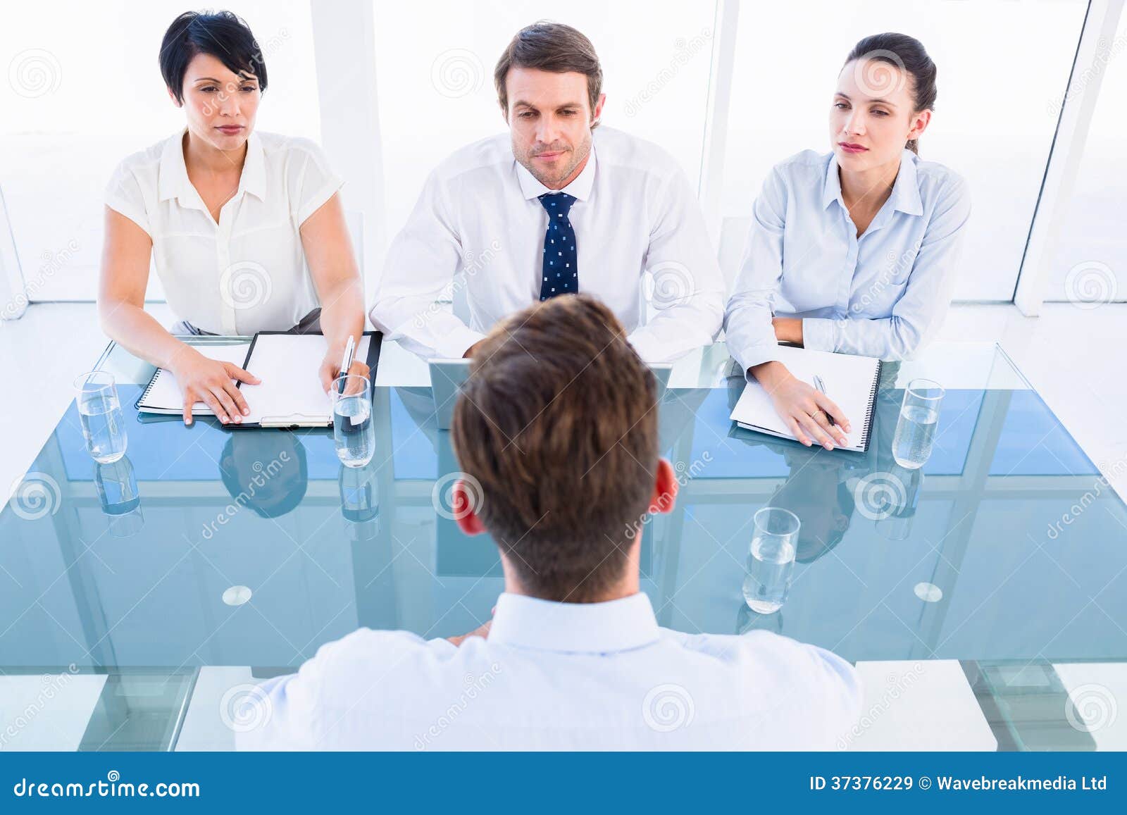 Recruiters Checking the Candidate during Job Interview Stock Image ...