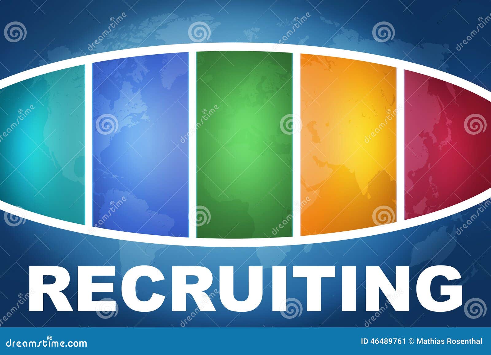 Recruiting stock illustration. Illustration of human - 46489761