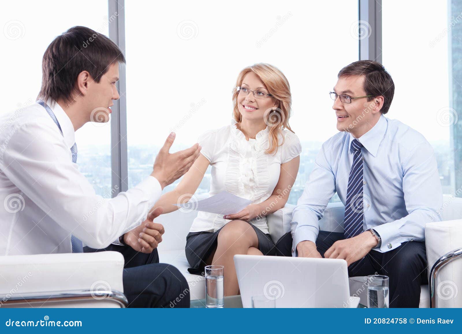 Recruitment stock photo. Image of person, table, leadership - 20824758