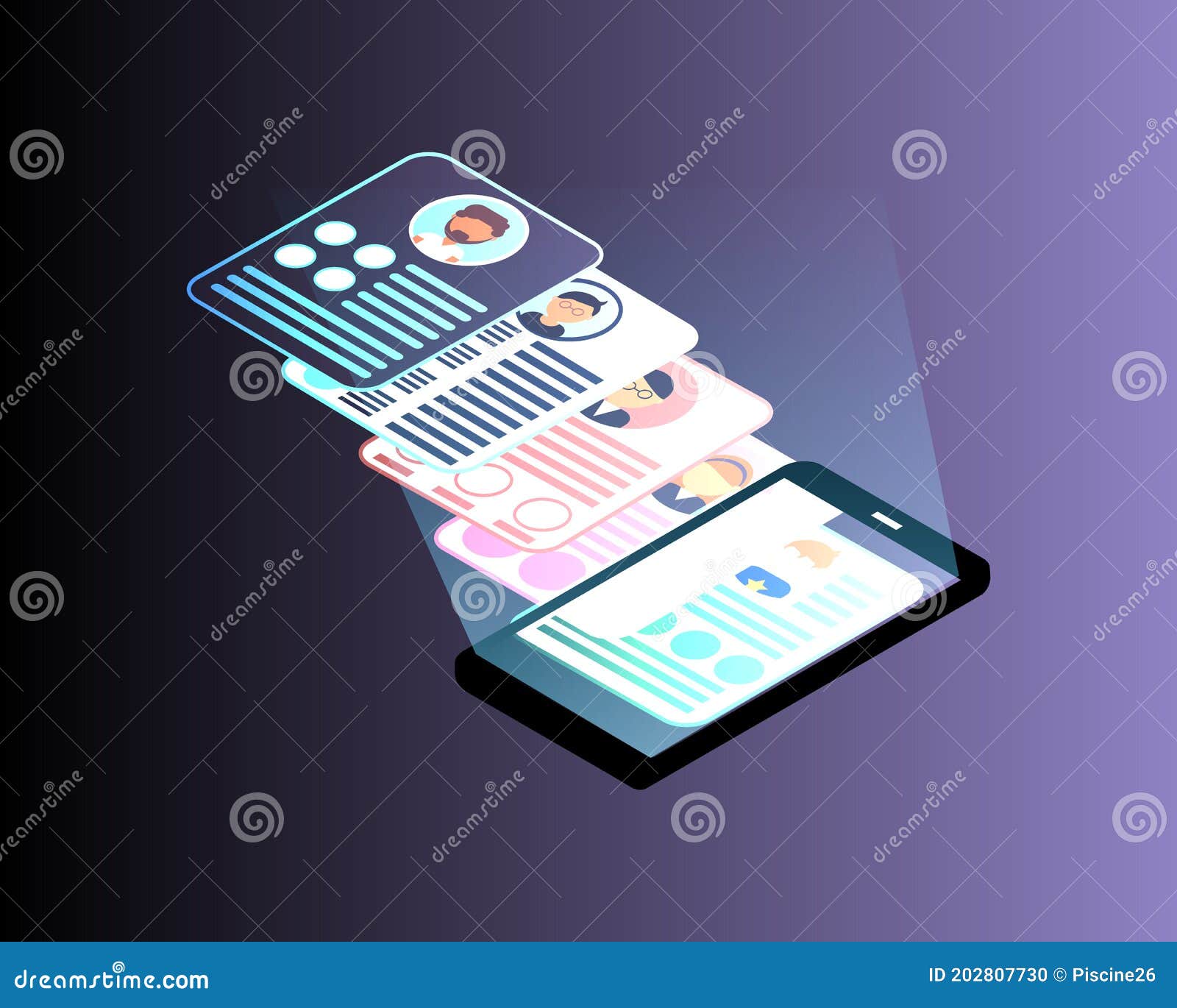 Recruitment Banner To Help with Human Resources Process Stock Vector ...