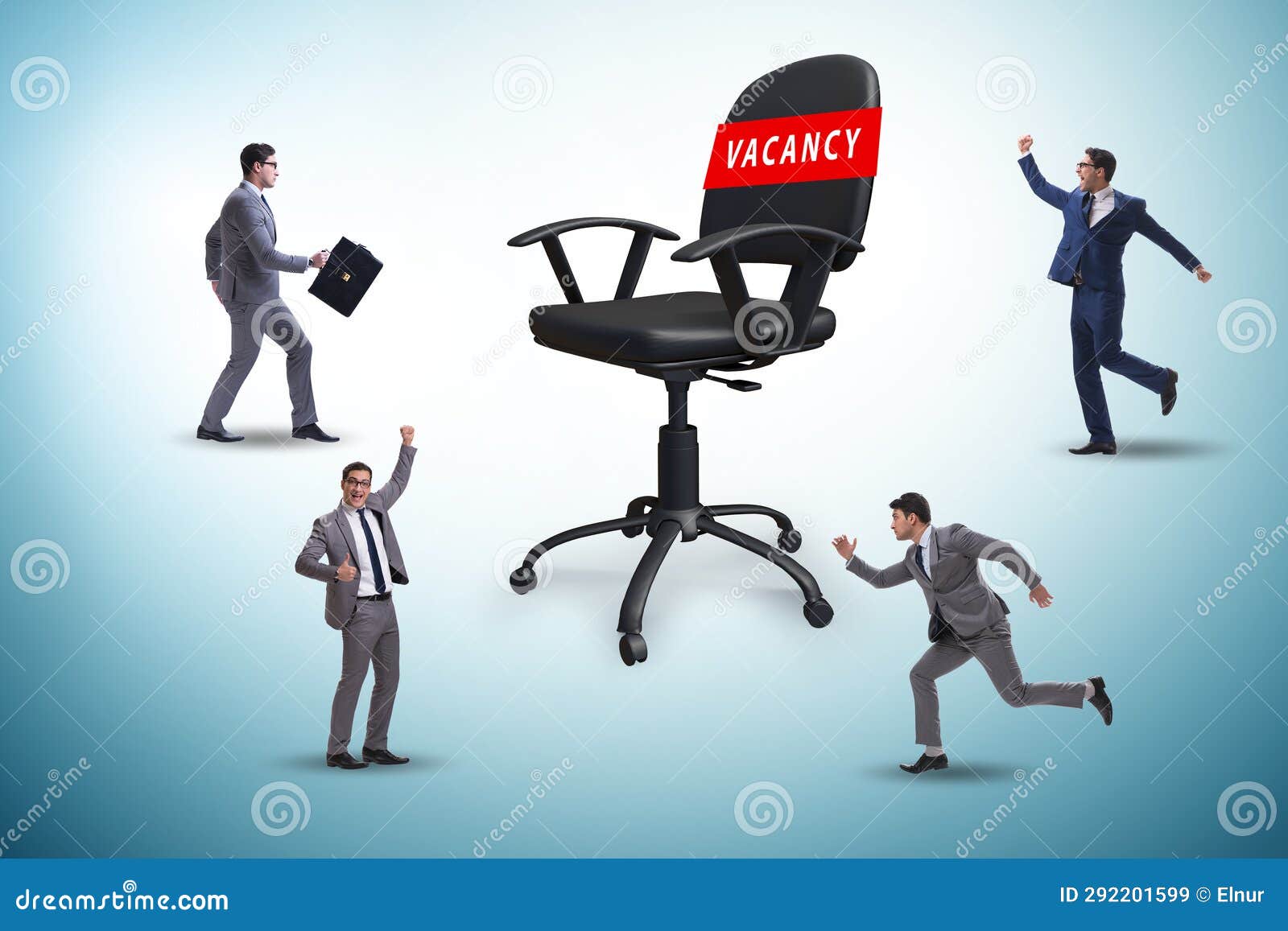 Recruitment Concept with Office Chair Stock Image - Image of position ...