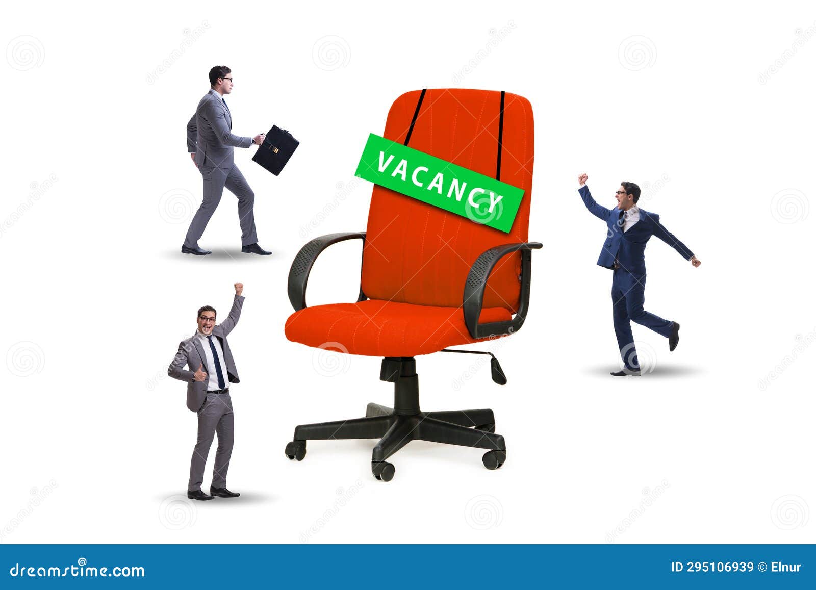 Recruitment Concept with Office Chair Stock Image - Image of chair ...