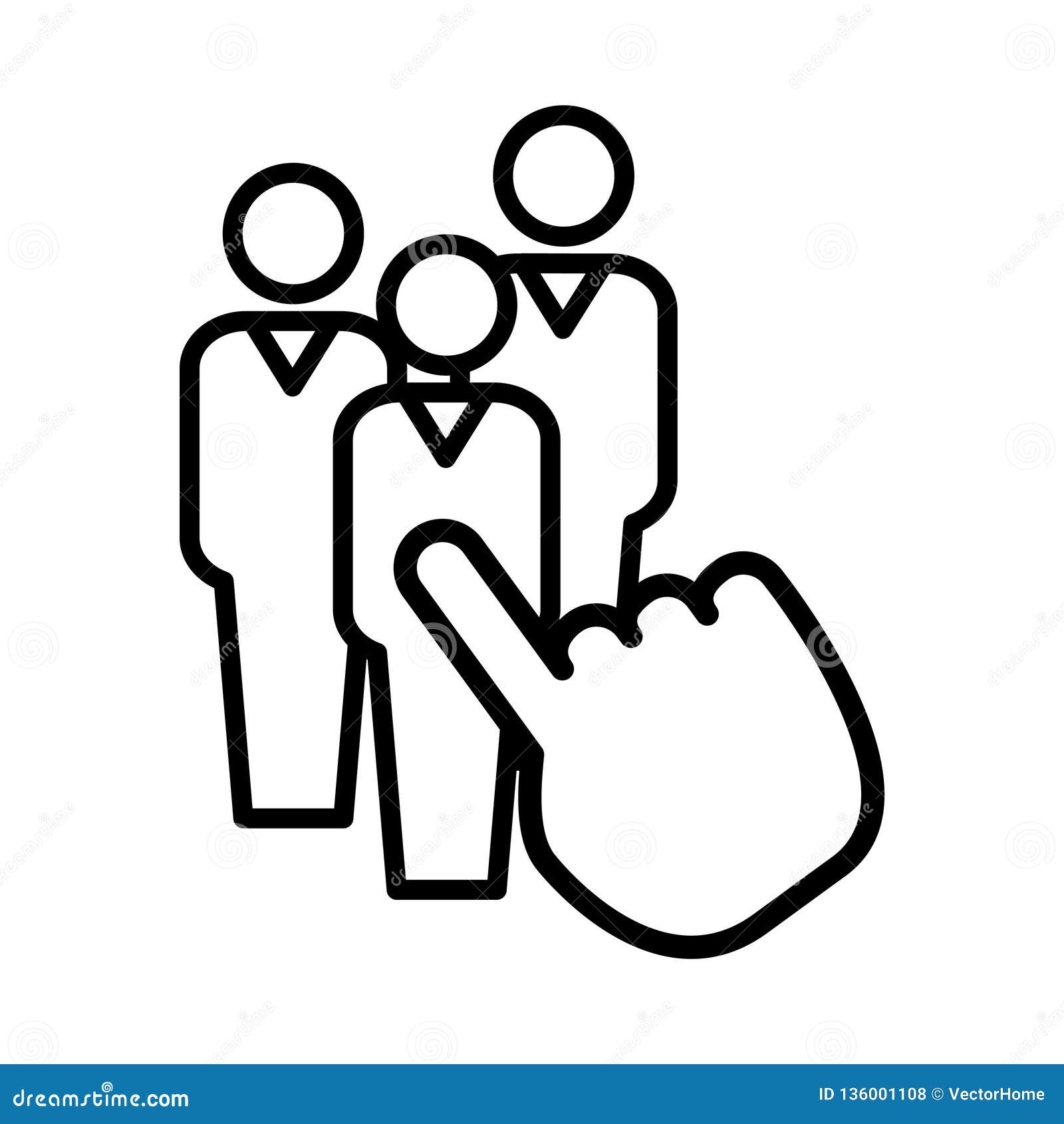 Recruitment Icon, Vector Illustration Stock Vector - Illustration of ...