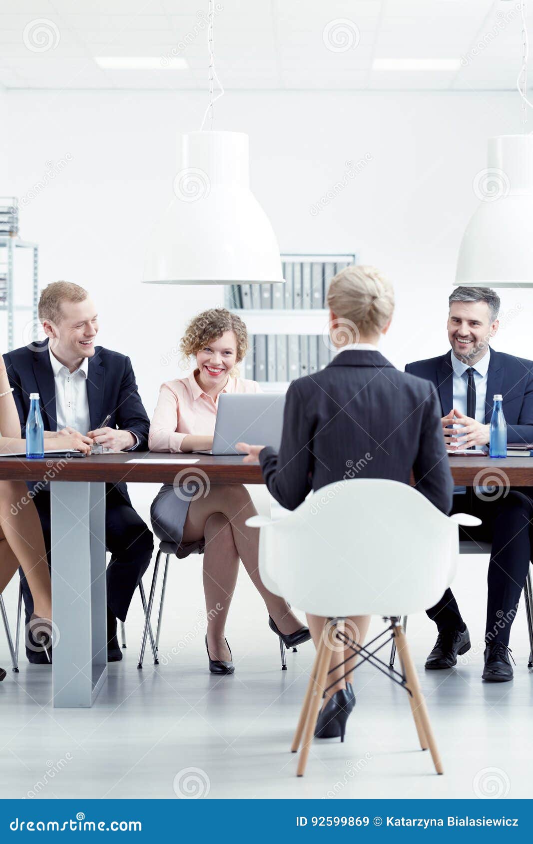 Recruitment Interview in Corporation Stock Image - Image of corporation ...