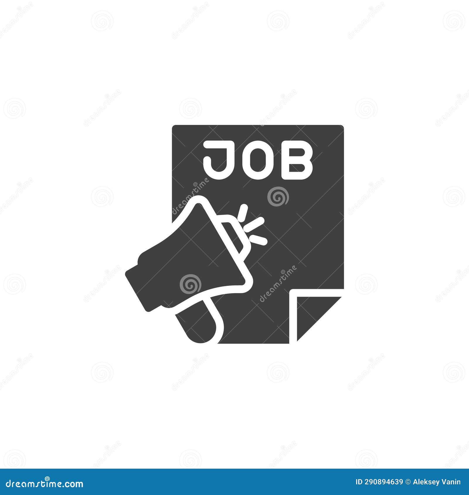 Recruitment Process Vector Icon Stock Vector - Illustration of ...