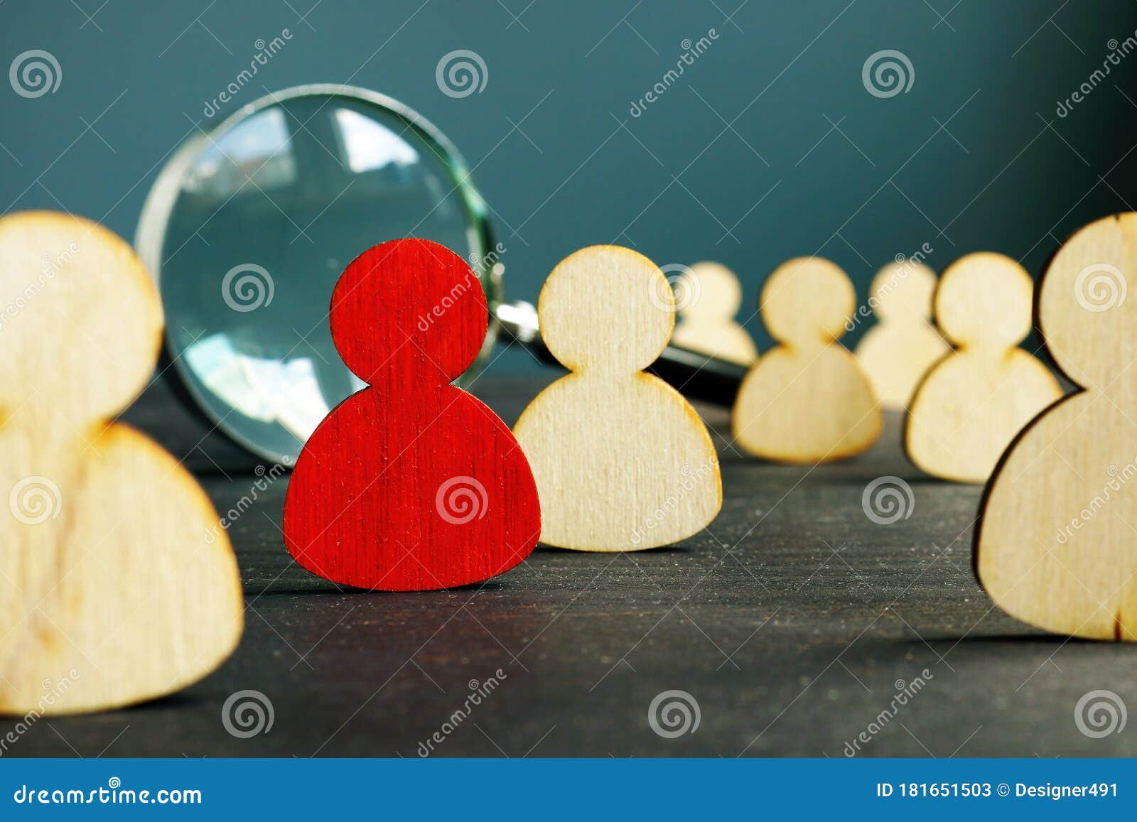 Recruitment and Talent Acquisition. Unique and Different Figure in the ...