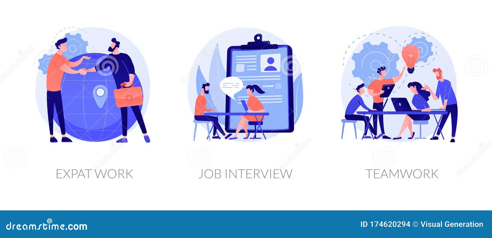 Employment Stages, Coworkers Business Meeting. Expat Work, Job ... Employment Stages, Coworkers Business Meeting. Expat Work, Job ...