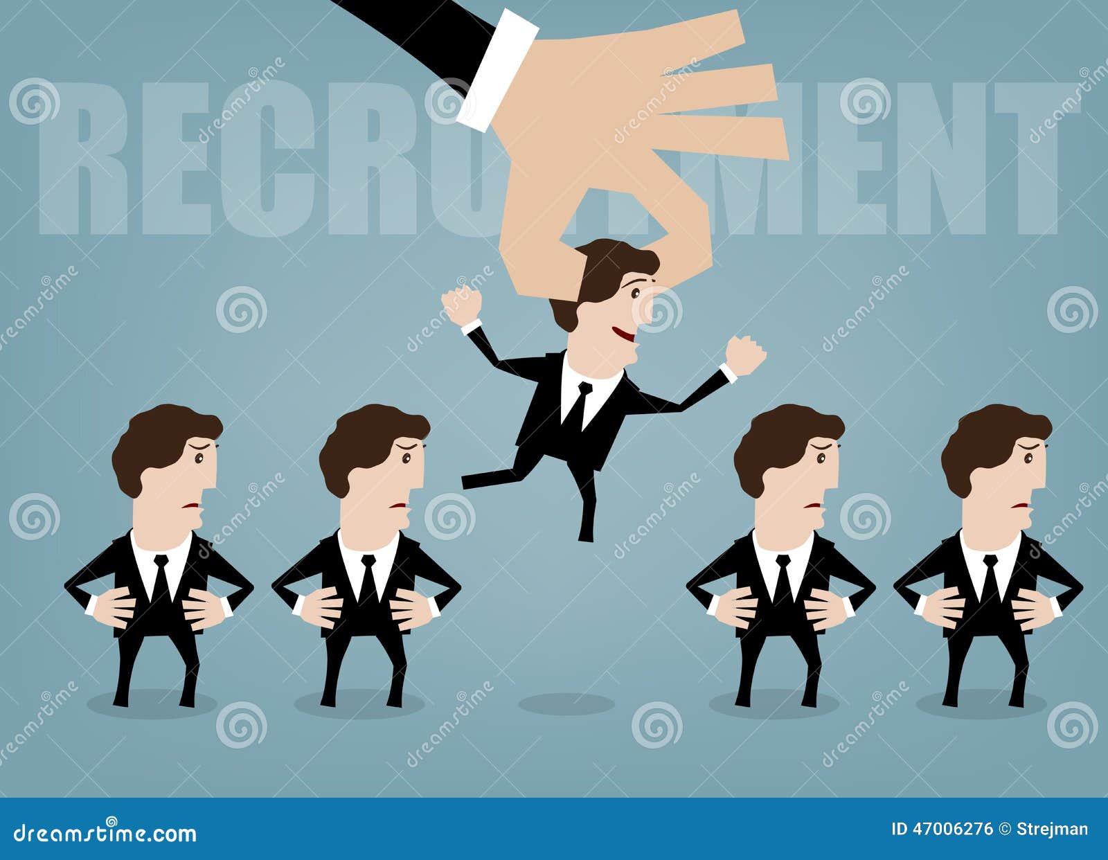 Recruitment stock vector. Illustration of agreement, recruitment - 47006276