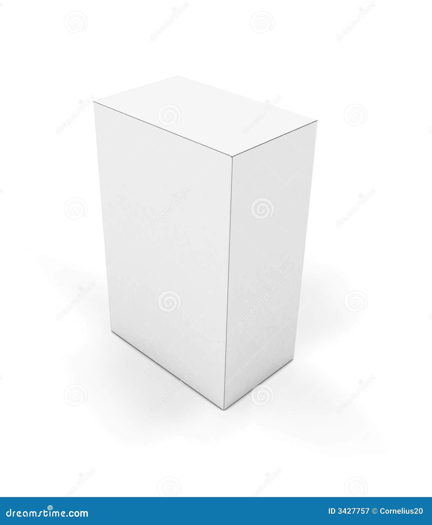 Rectángulo 3d stock de ilustración. Ilustración de blanco - 3427757