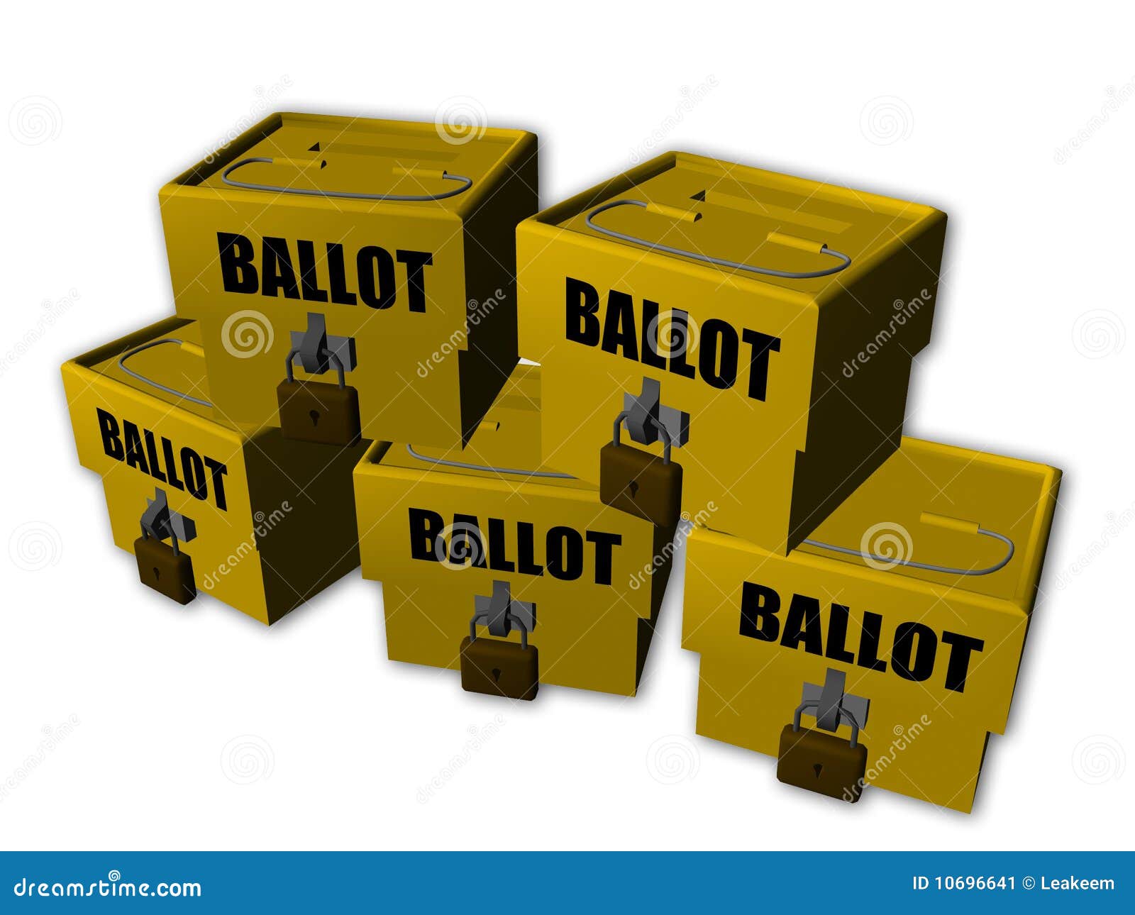 Rectángulo de balota stock de ilustración. Ilustración de bloqueo ...