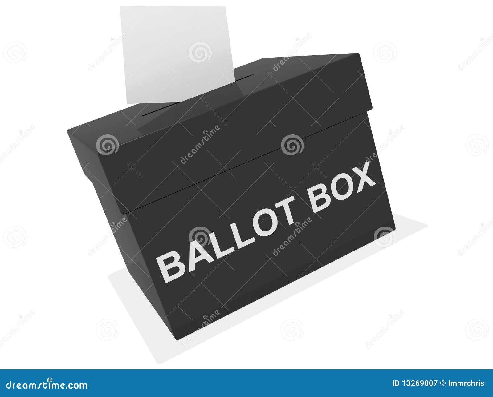 Rectángulo de balota stock de ilustración. Ilustración de balota - 13269007