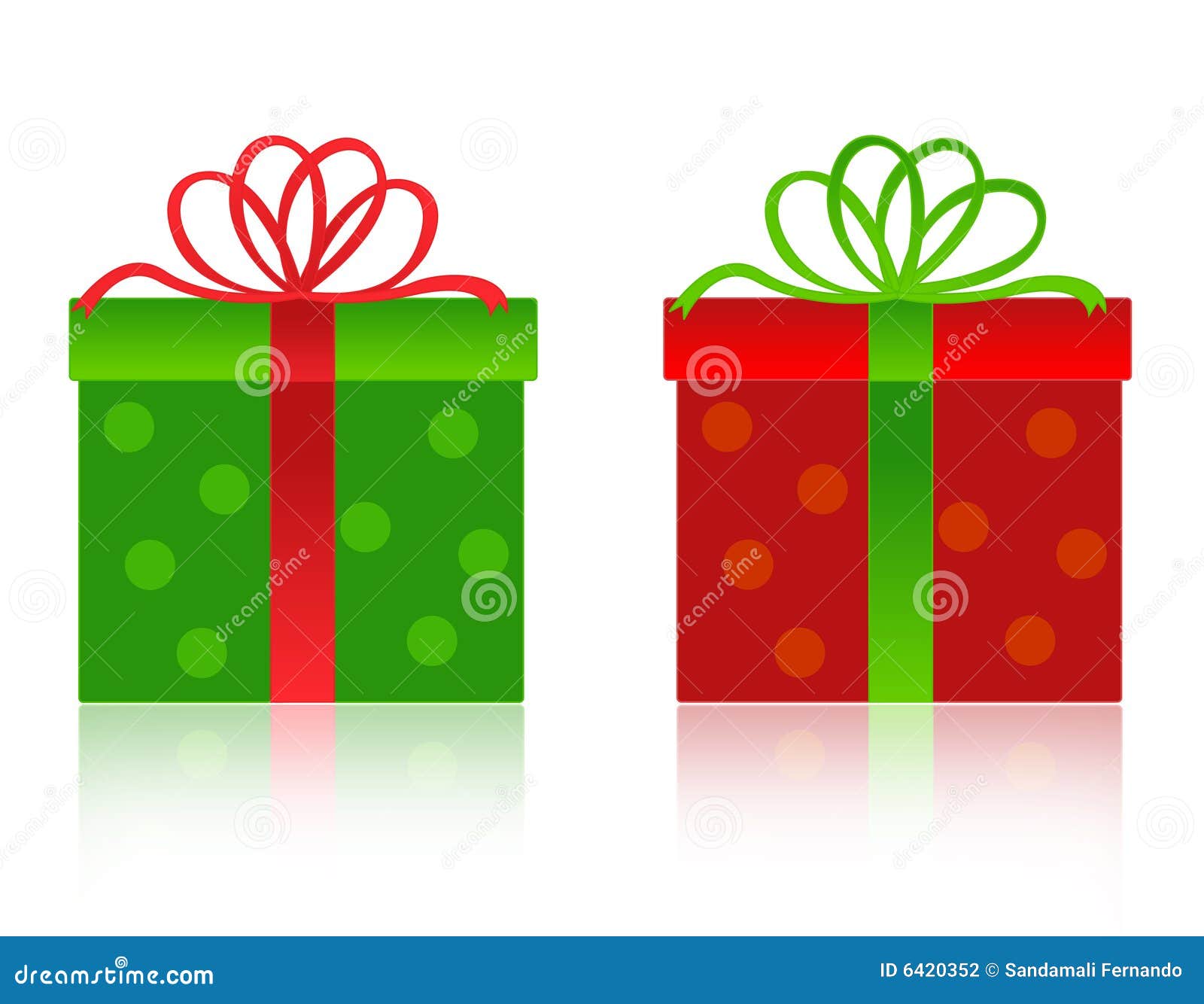 Rectángulo De Regalo De La Navidad Ilustración del Vector - Ilustración ...