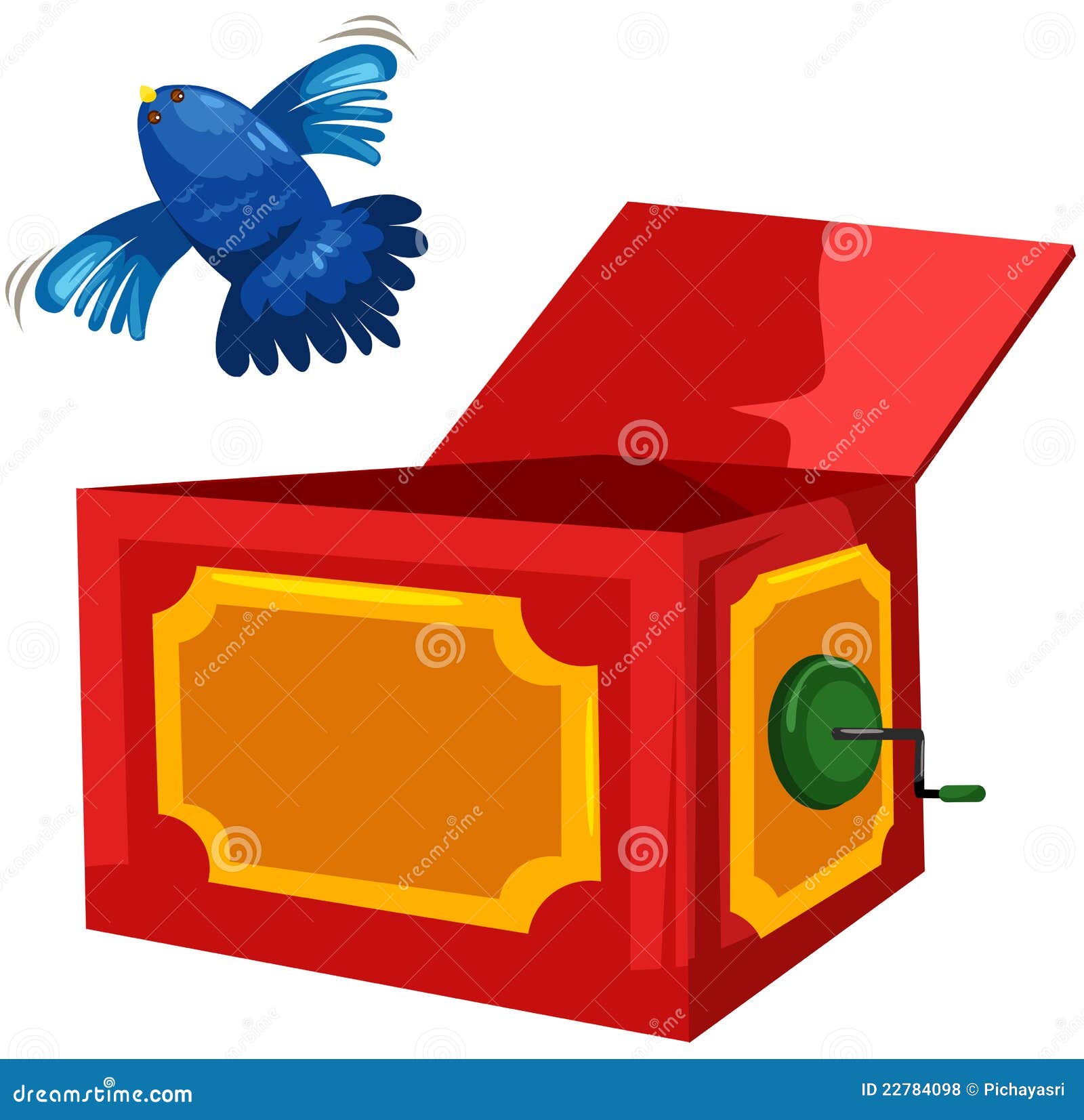 Rectángulo mágico ilustración del vector. Ilustración de sorpresa ...